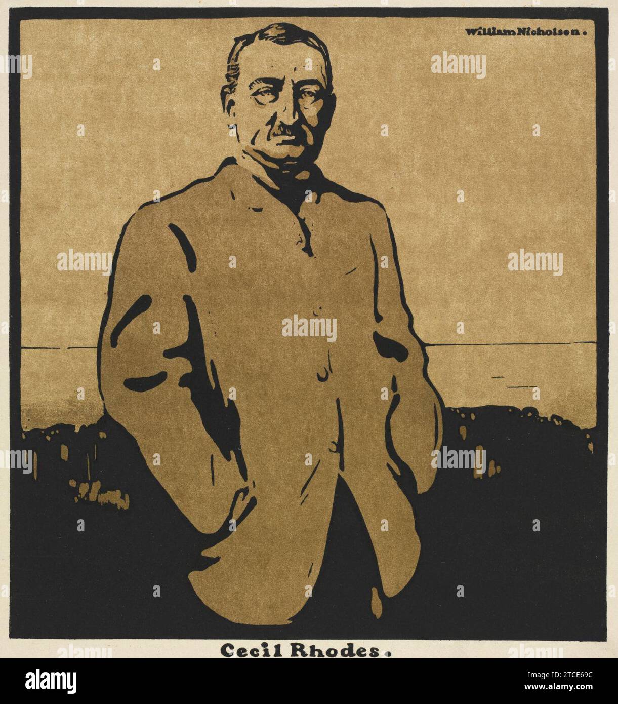 William Nicholson (British, 1872-1949) - Twelve Portraits, Cecil Rhodes ...