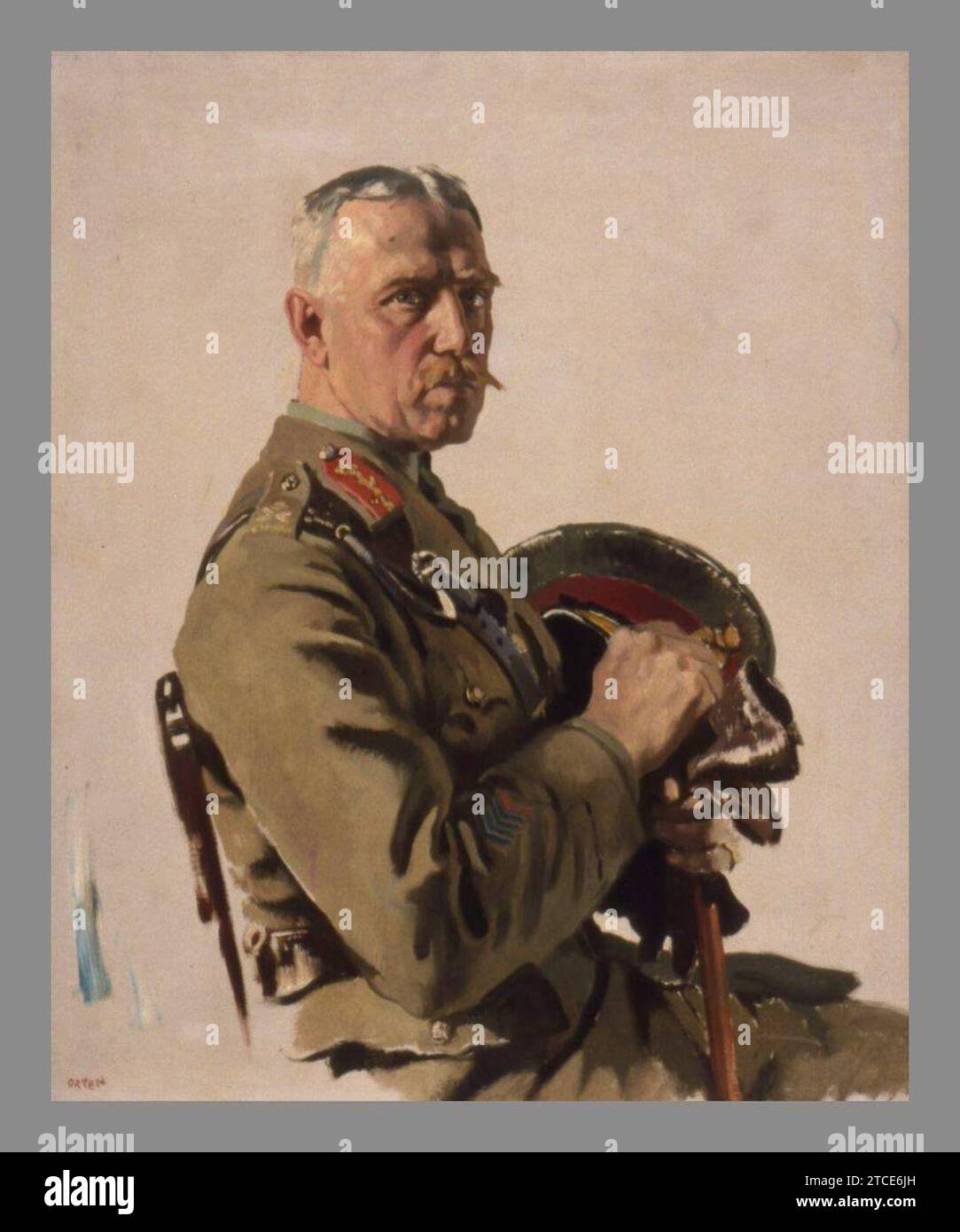 William Orpen-Major General Sir F.O.W. Loomis, KCB, CMG, DSO, and Bar ...
