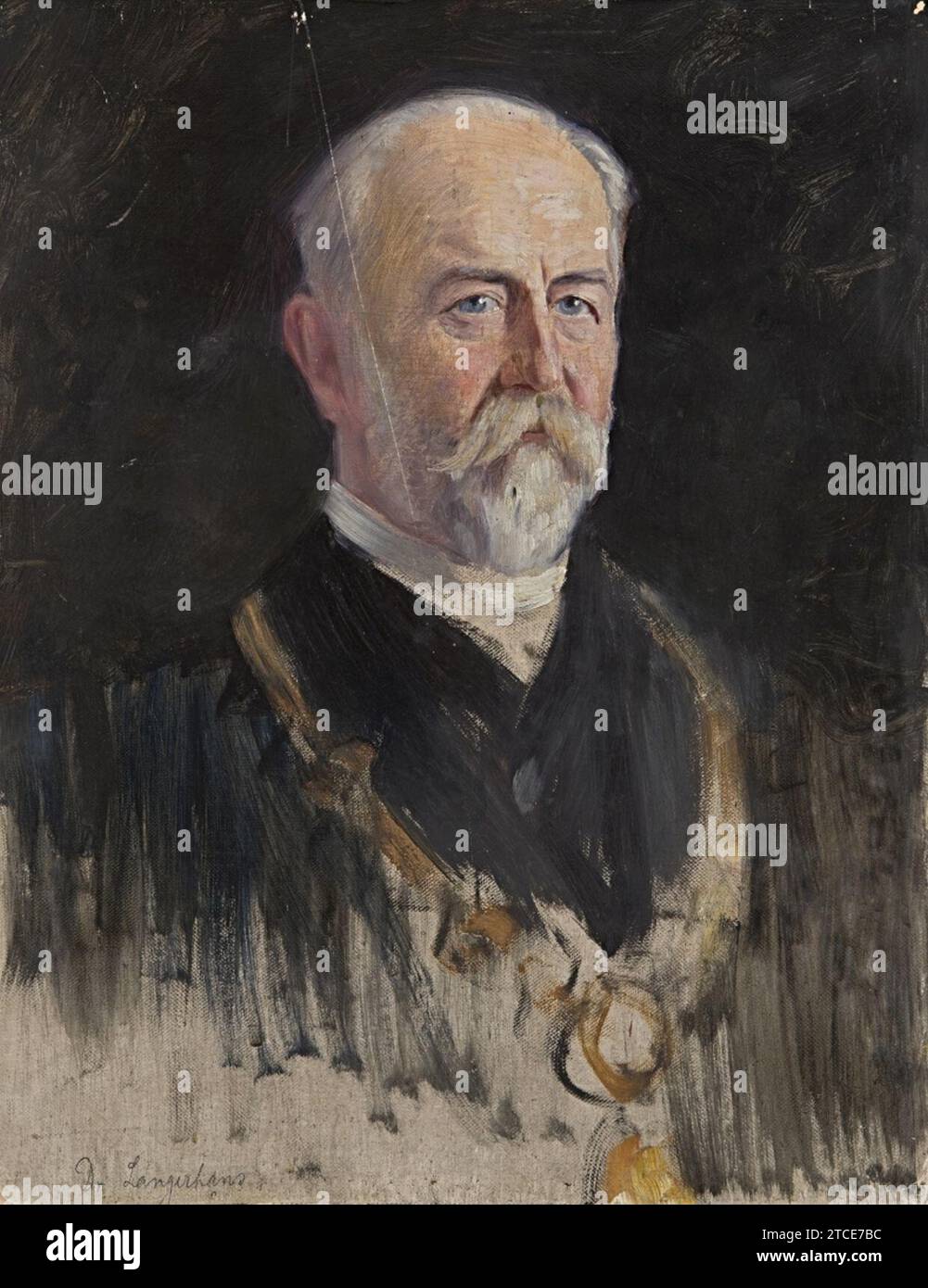 William Pape - Portraitstudie Dr. Langerhans Stock Photo - Alamy