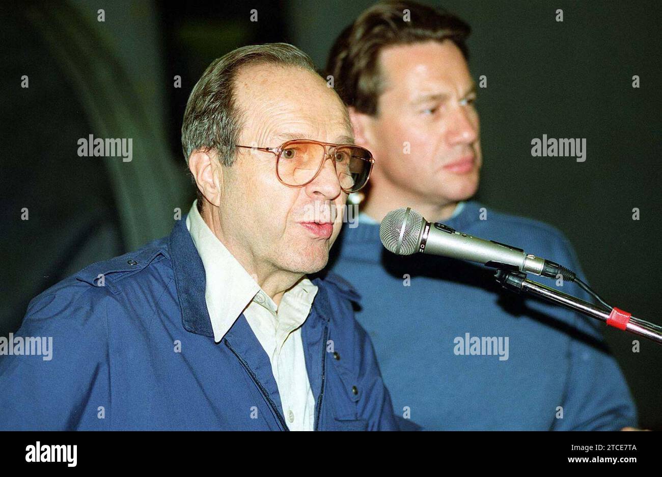 William Perry and Michael Portillo Stock Photo - Alamy