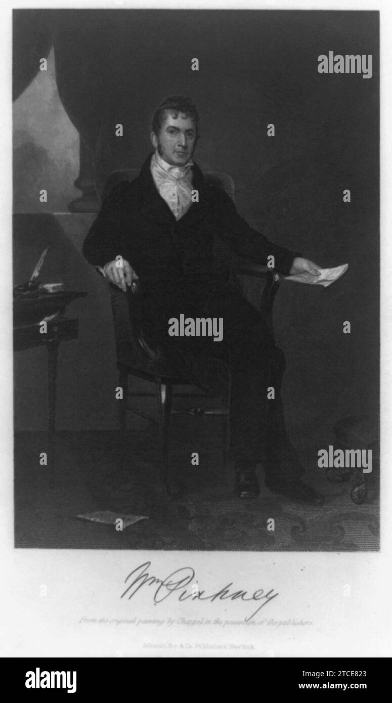 William Pinkney, full-length portrait, seated, facing right) - from the ...
