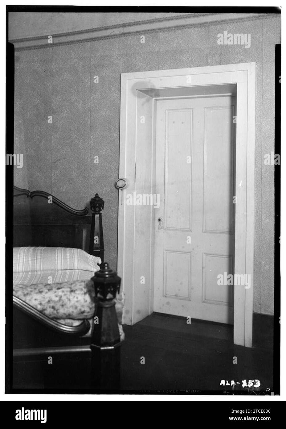 William Poole House DOOR IN SO. WALL OF S. W. BED ROOM, SECOND FLOOR ...