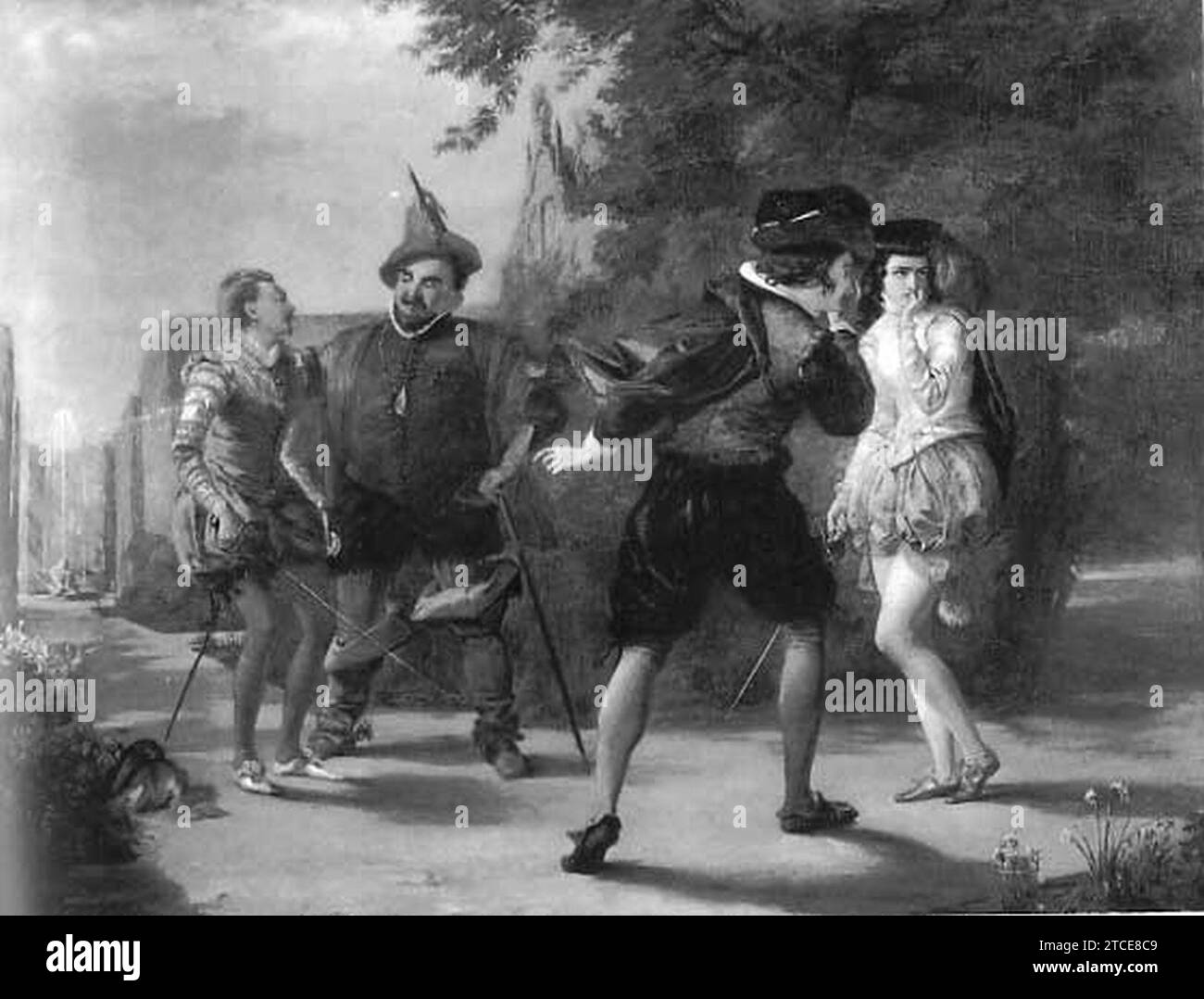 William Powell Frith, The Duel Scene from ''Twelfth Night'' (1843 Stock ...