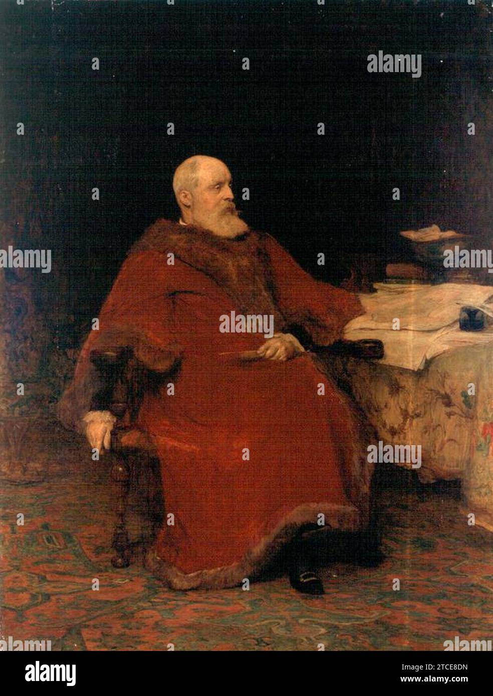 William Quiller Orchardson - Sir David Stewart Stock Photo - Alamy