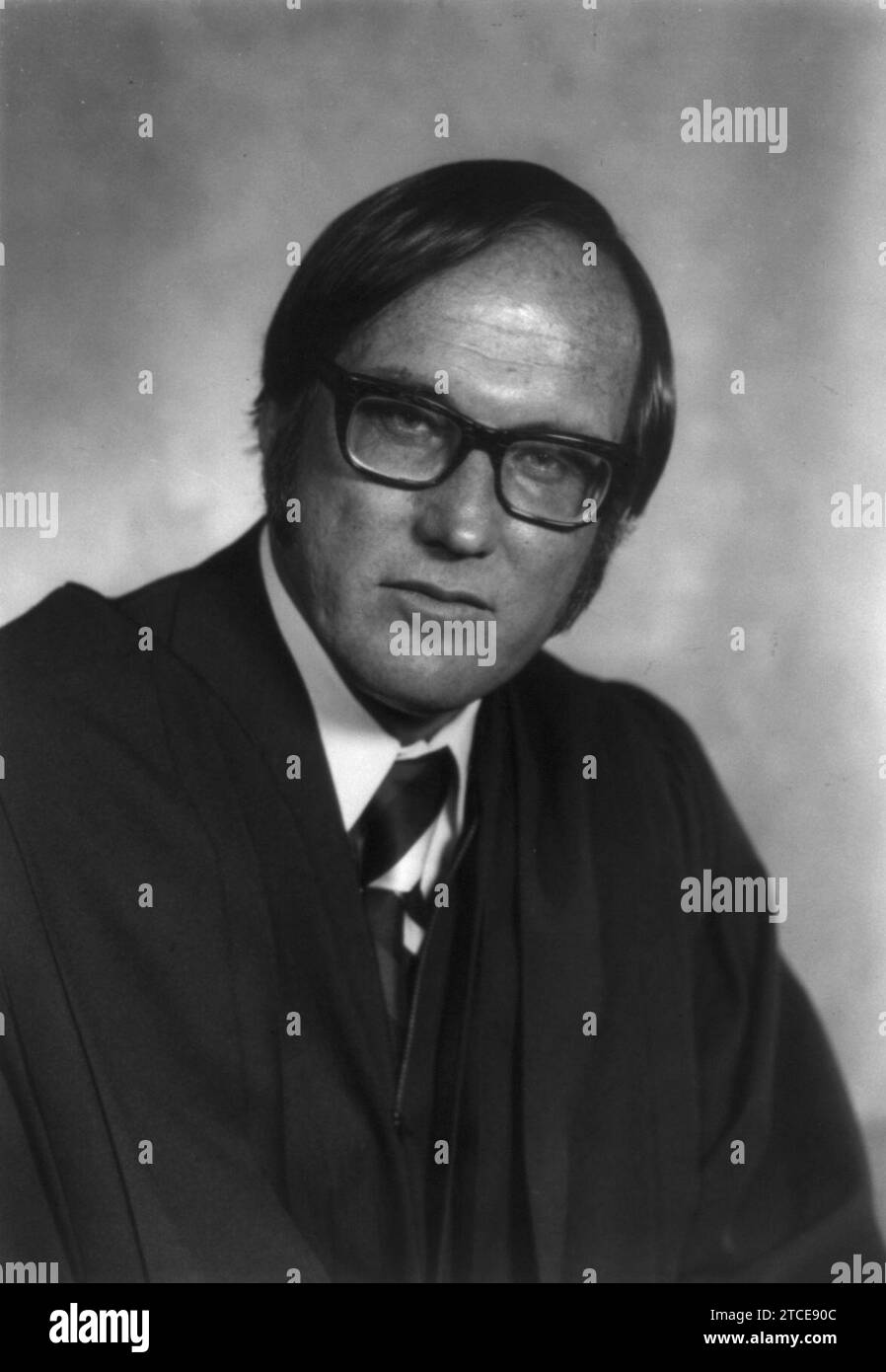 William Rehnquist official portrait 1972 Stock Photo - Alamy