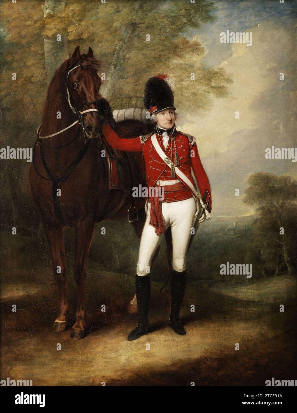 William Redmore Bigg Portrait Colonel Charles Herries Stock Photo - Alamy