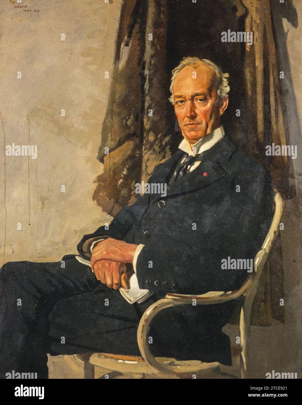 William Orpen - George Allardice, 1st Baron Riddell of Walton Heath ...