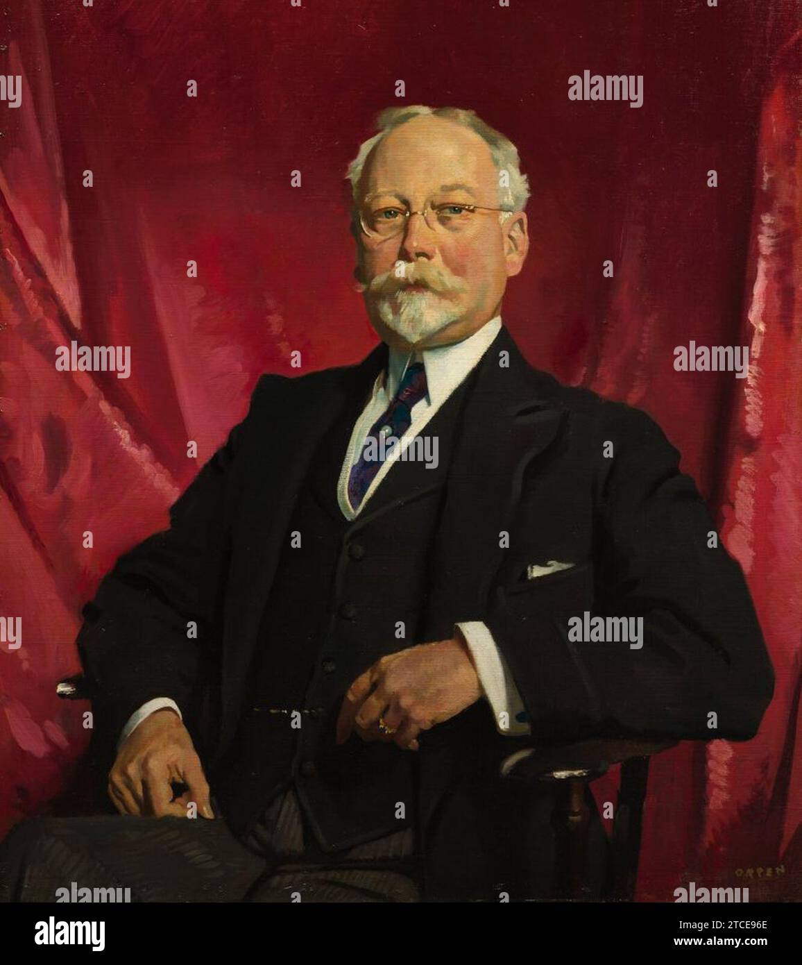 William Orpen - Portrait of John Long Severance 1964.287 w Stock Photo ...