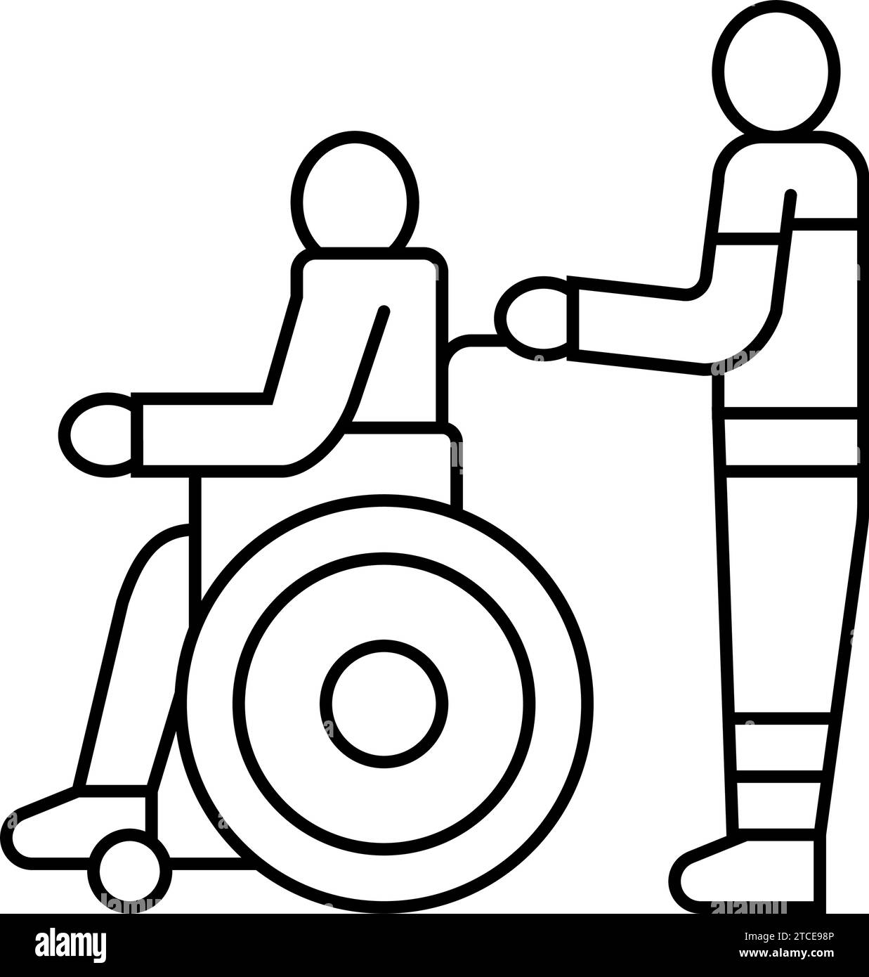 Nurse patient talk Black and White Stock Photos & Images - Alamy