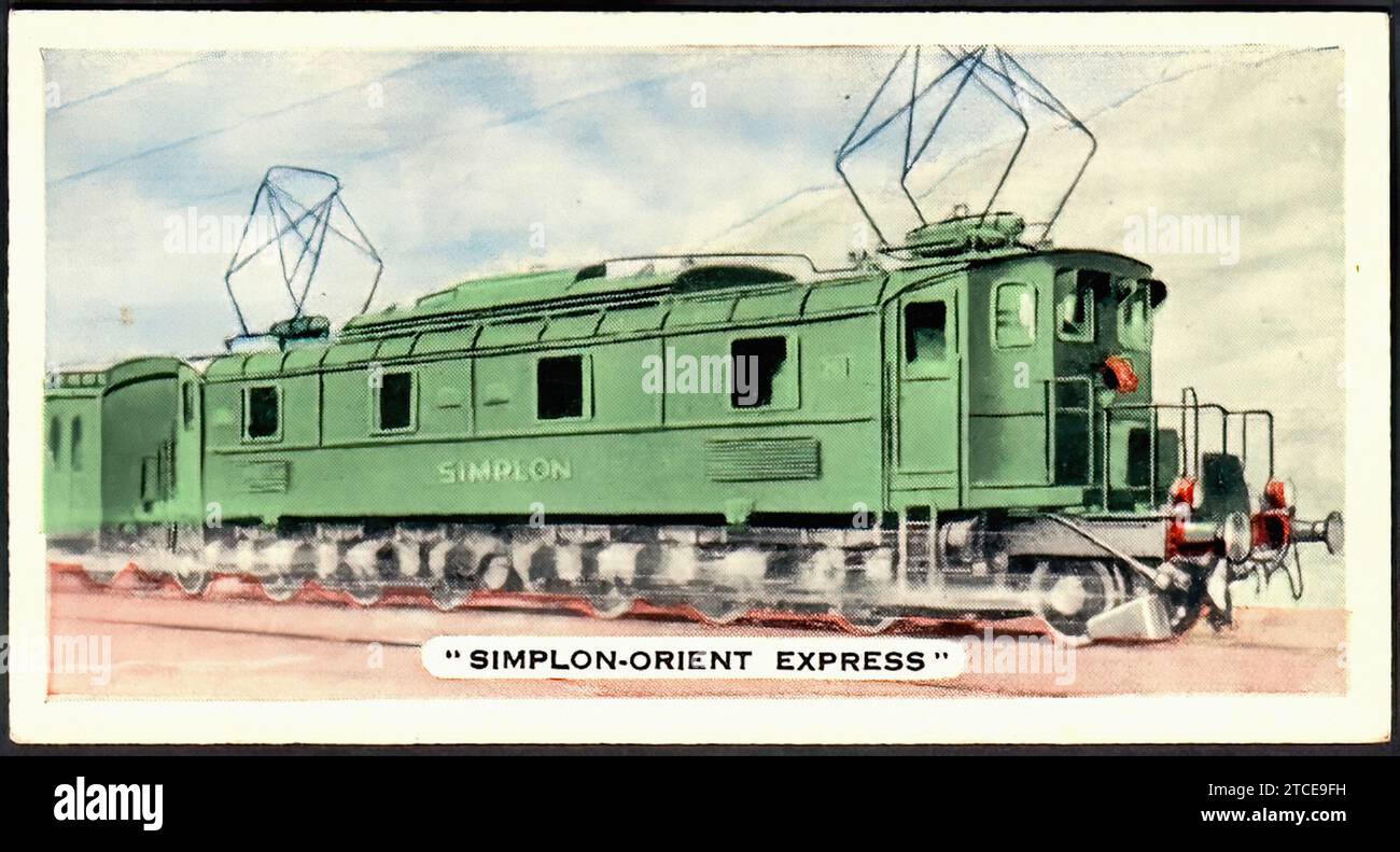 Vintage orient express hi-res stock photography and images - Alamy