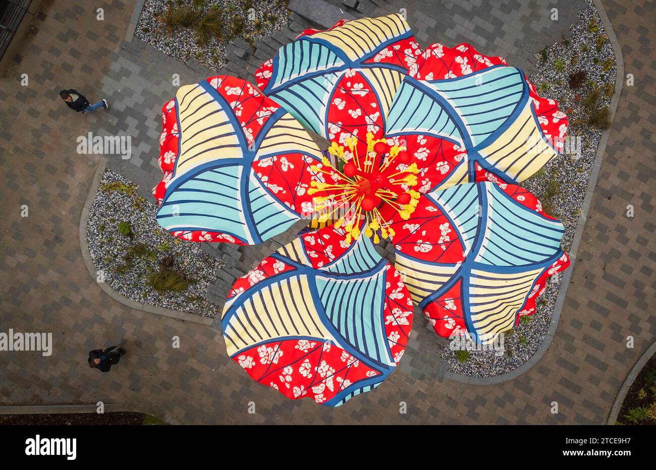 Members of the Leeds 2023 Year of Culture team pose during a photocall ...