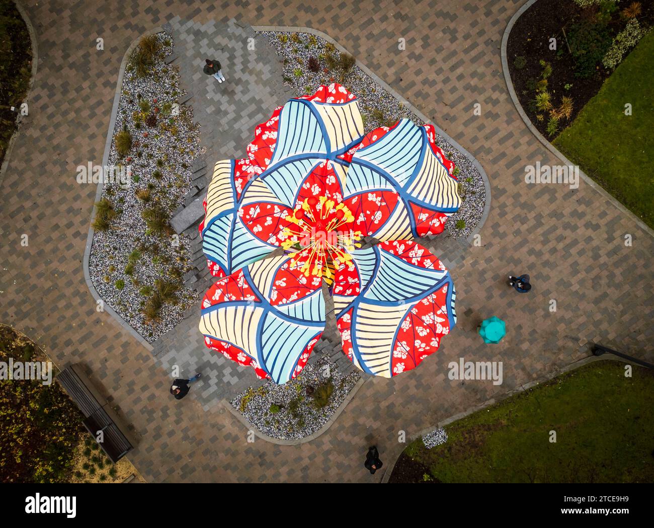 Members of the Leeds 2023 Year of Culture team pose during a photocall ...