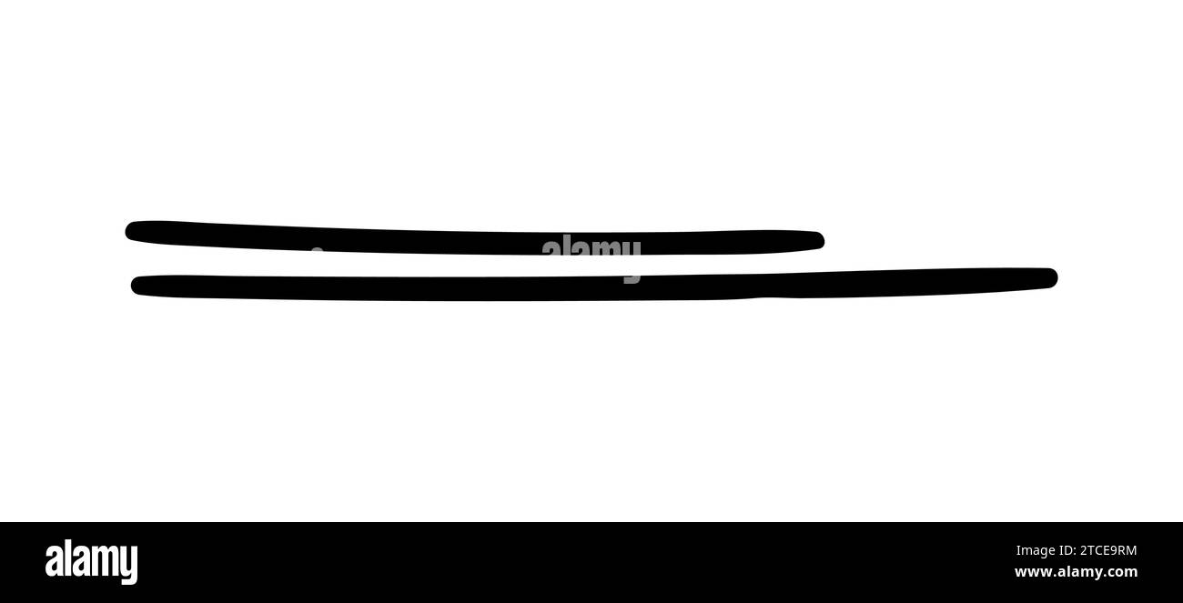 Swoosh and swoops underline typography tail shape. Brush drawn thick ...