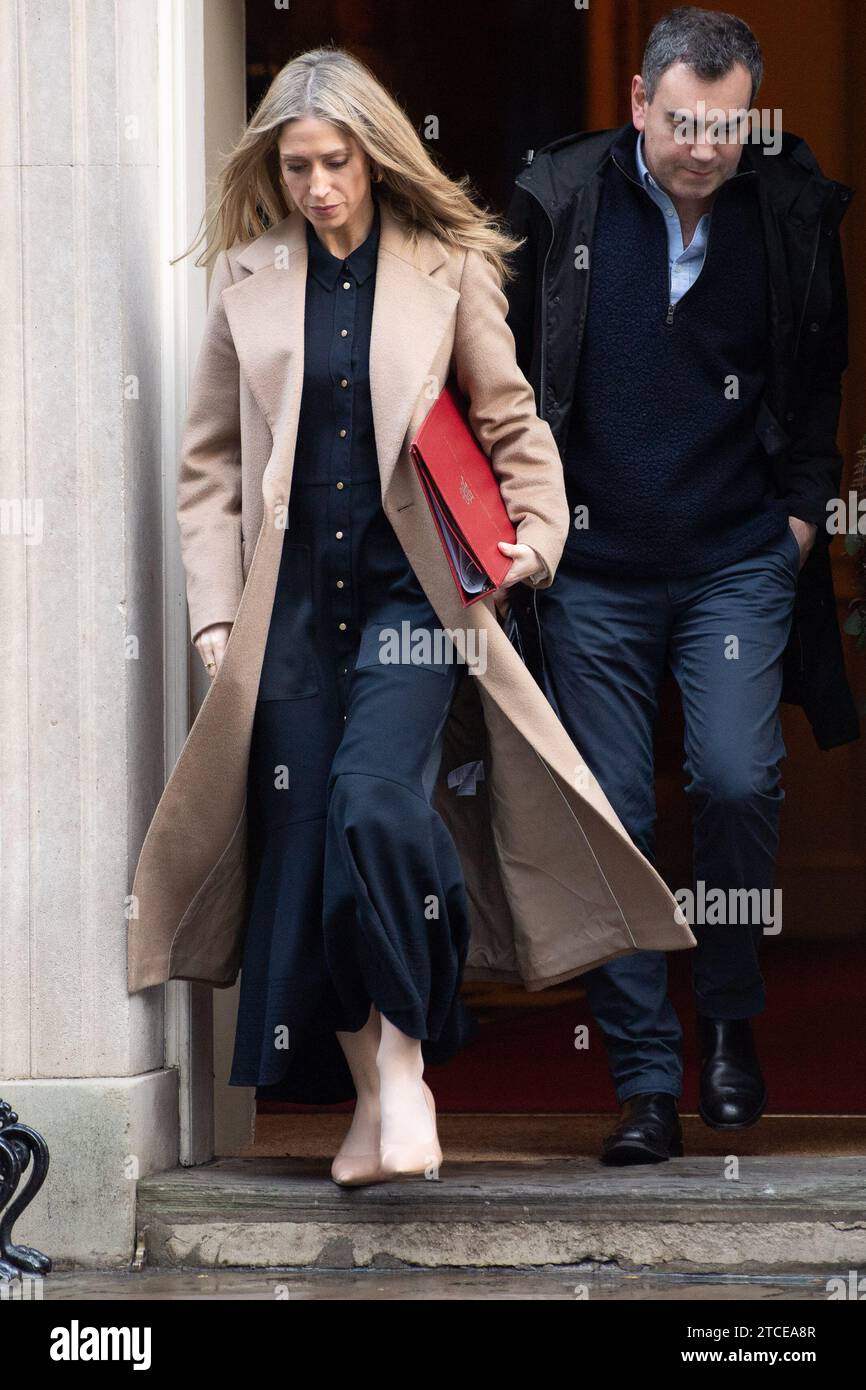 London, UK. 12 Dec 2023. Laura Trott - Chief Secretary to the Treasury ...