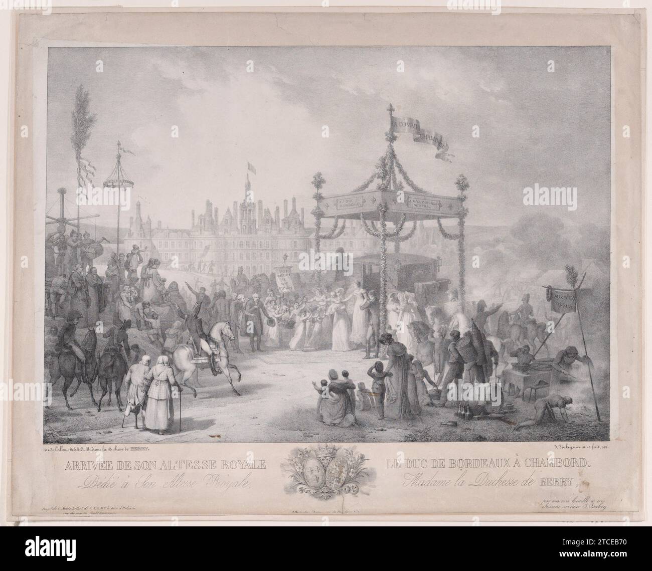 His royal highness the duke of bordeaux at chambord hi-res stock ...