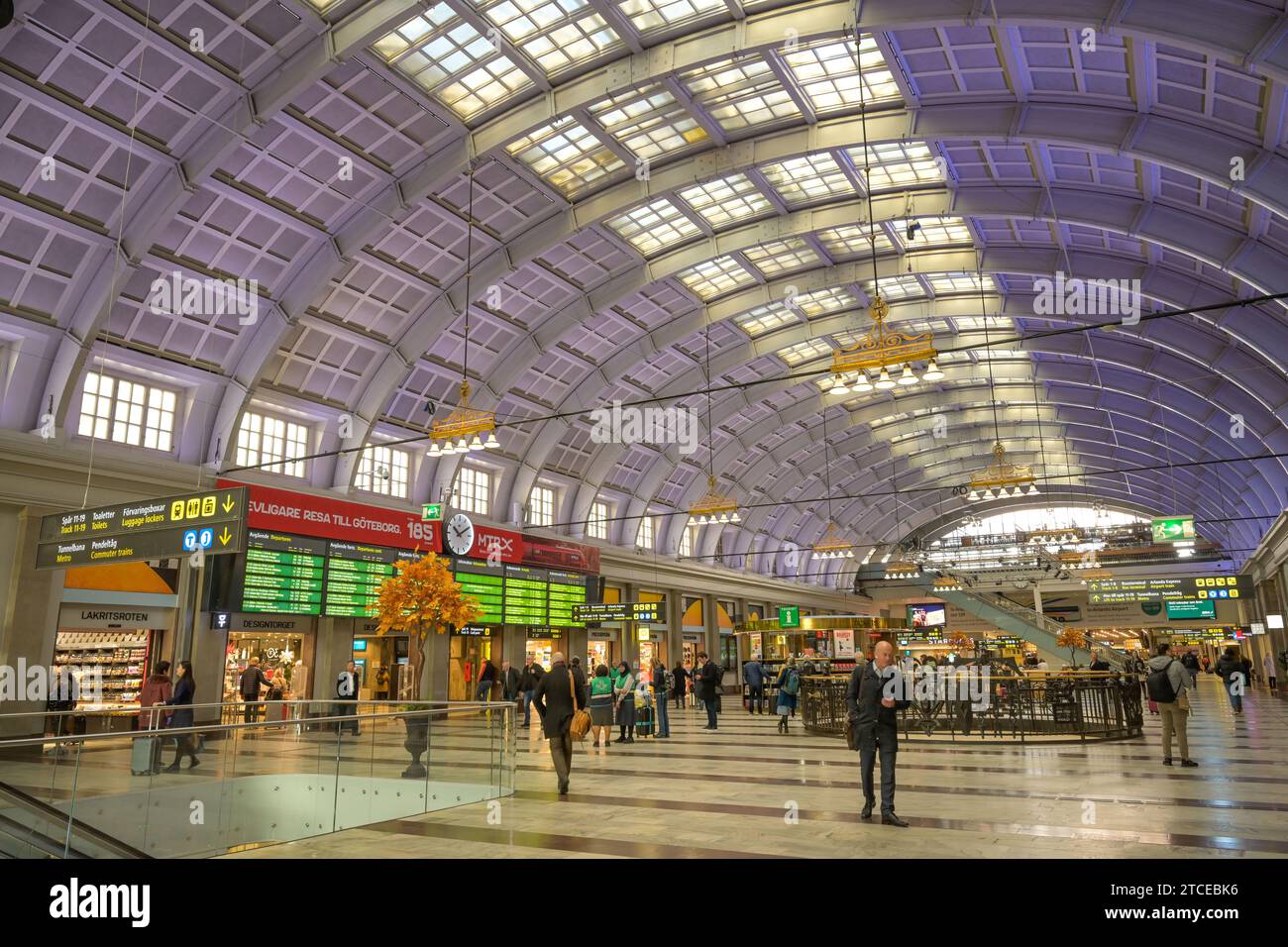 Haupthalle, Hauptbahnhof Centralstation, Centralplan, Stockholm ...