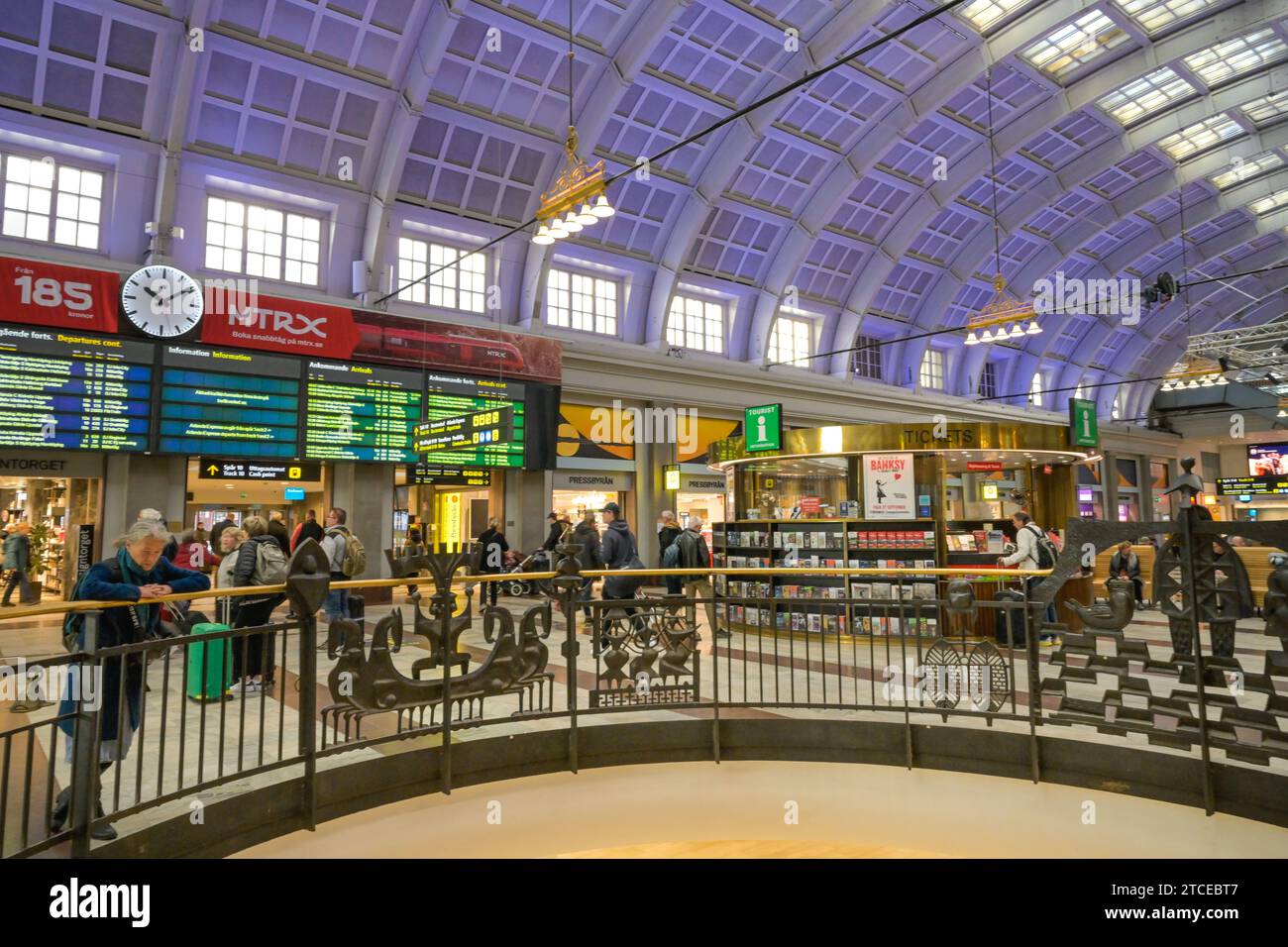 Haupthalle, Hauptbahnhof Centralstation, Centralplan, Stockholm ...