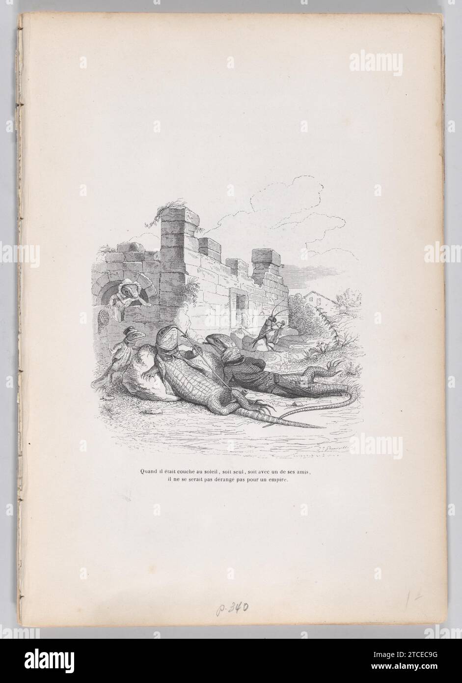 "When he was sleeping in the sun..." from Scenes from the Private and ...