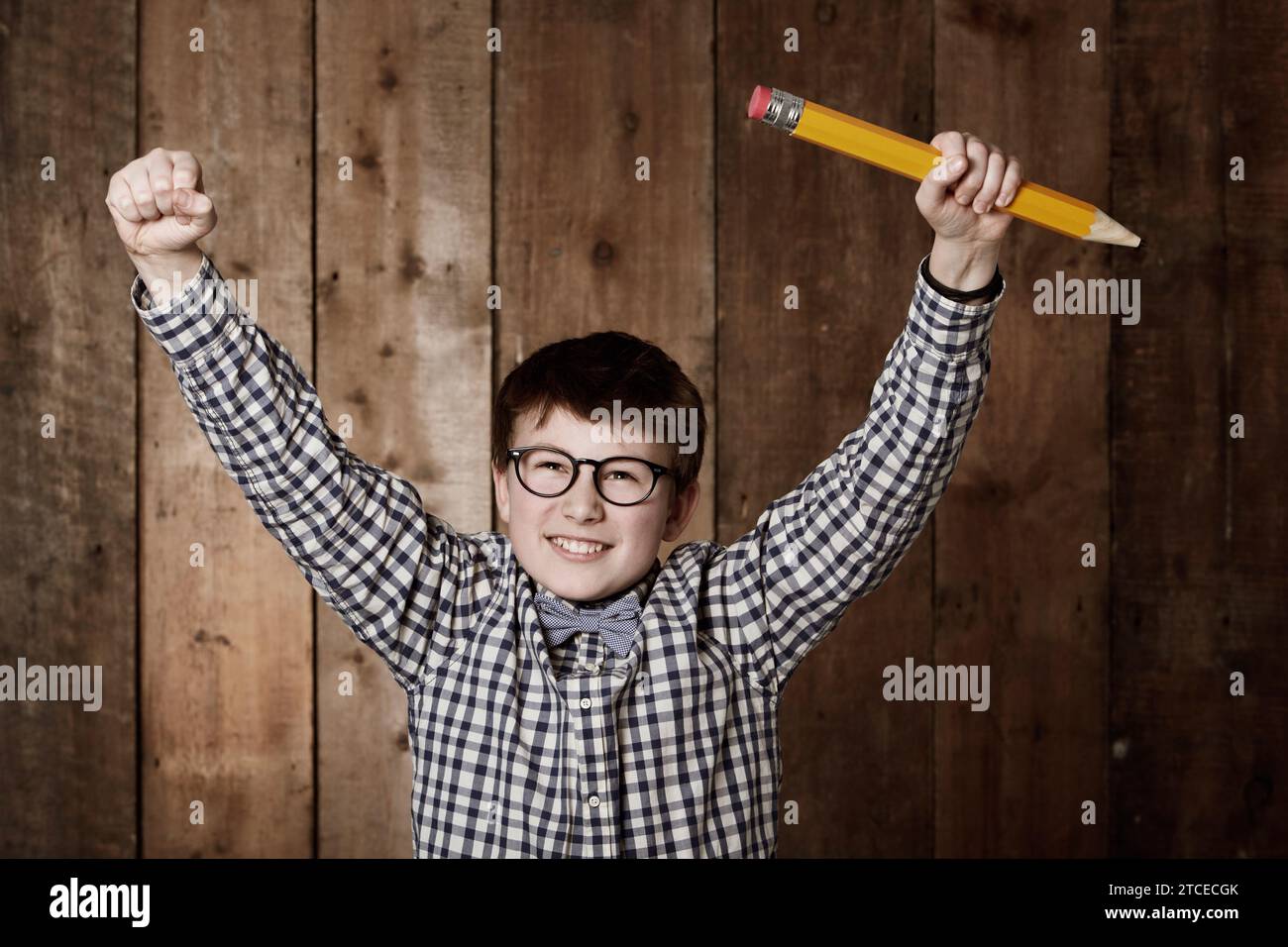 Kids celebrating project success hi-res stock photography and images ...