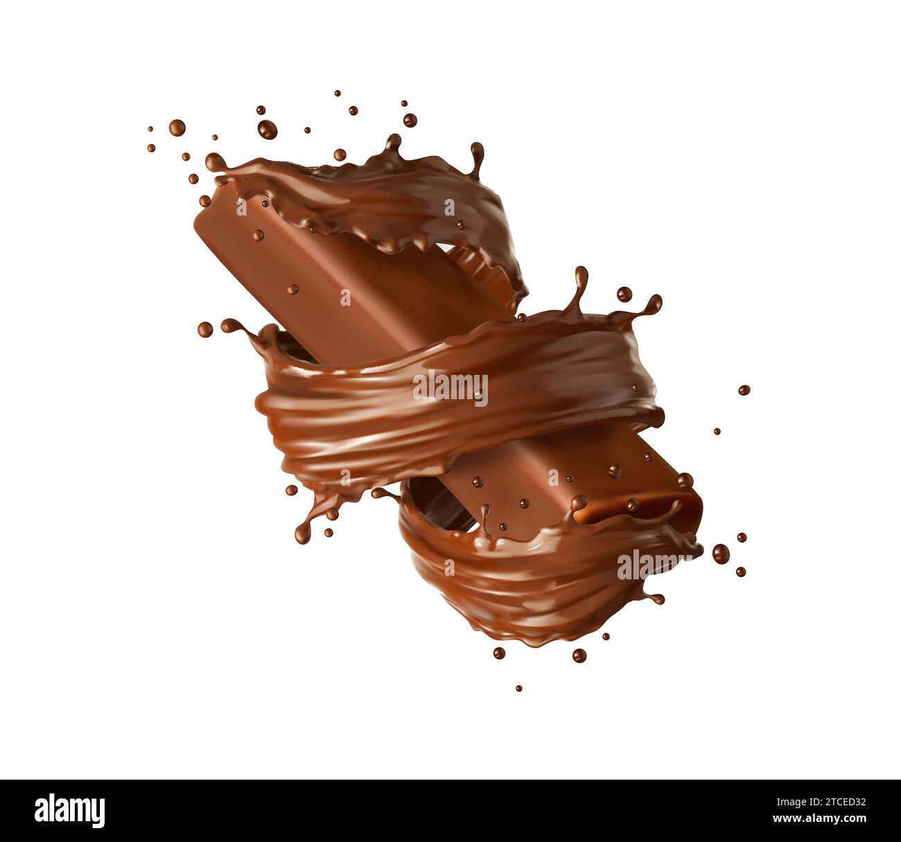 Wrapped chocolate bar vector Stock Vector Images - Alamy
