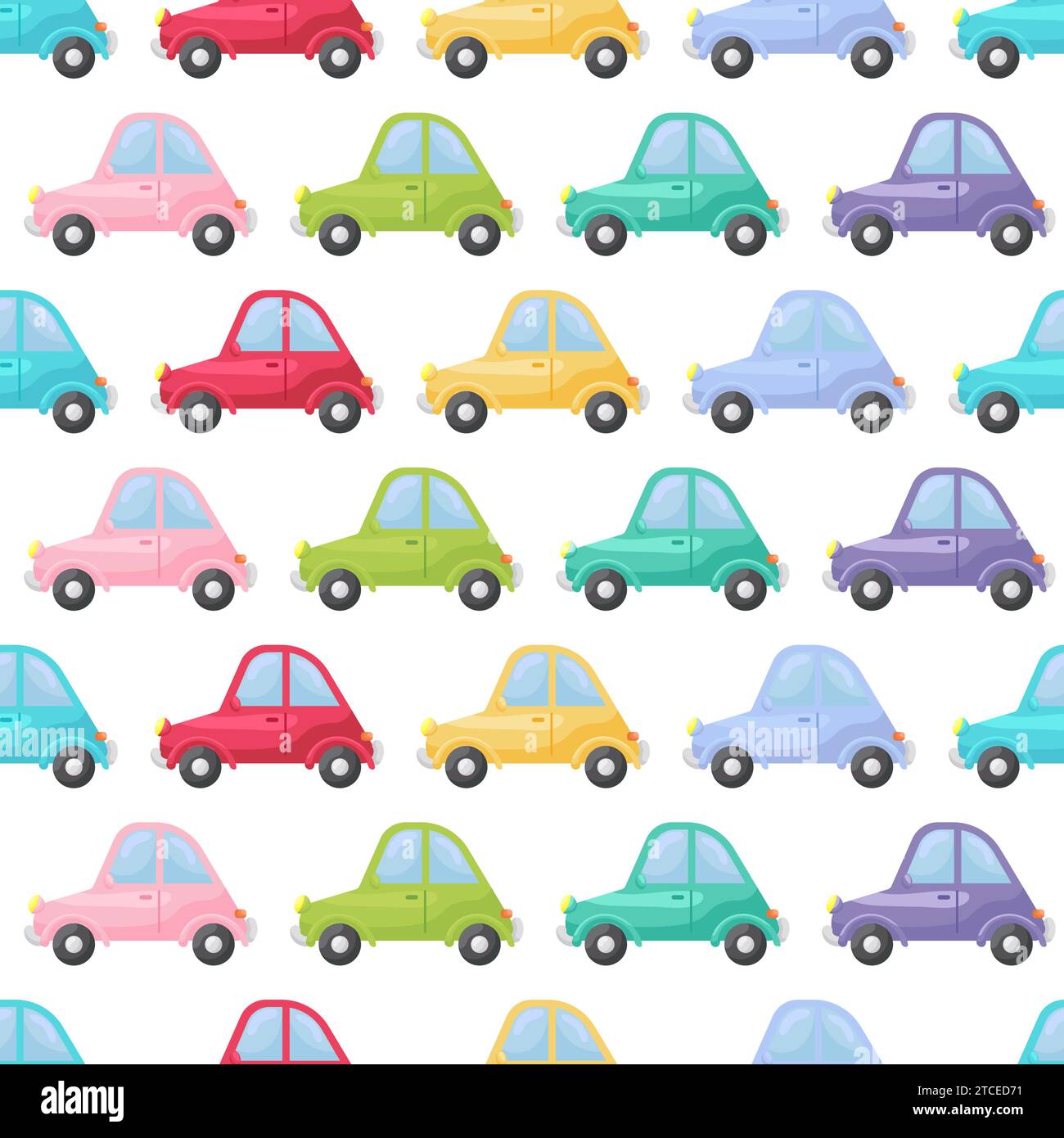 Cute children's seamless pattern with cars. Creative kids texture for ...