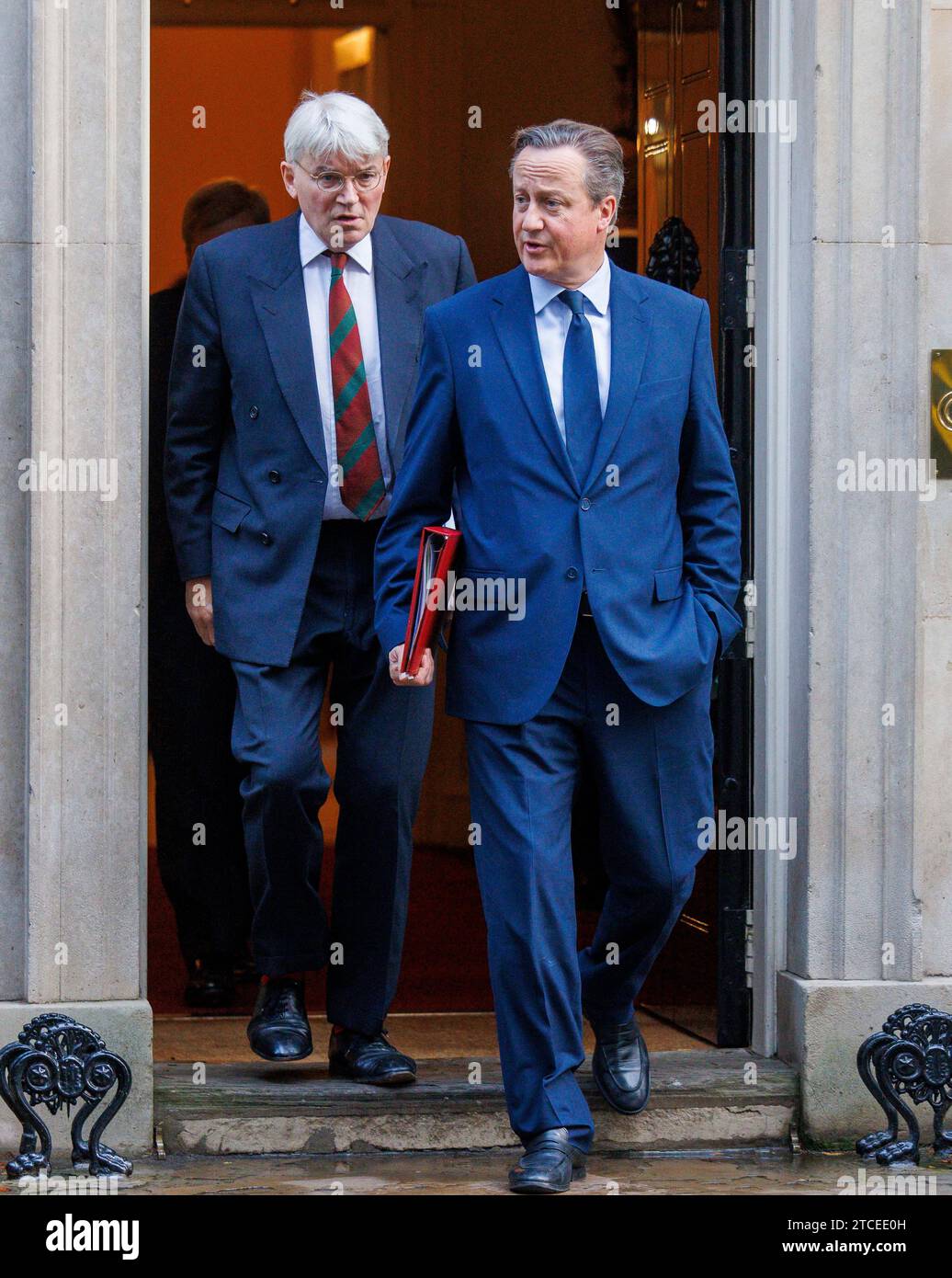 London, UK. 12th Dec, 2023. Foreign Secretary, David Cameron leaves ...