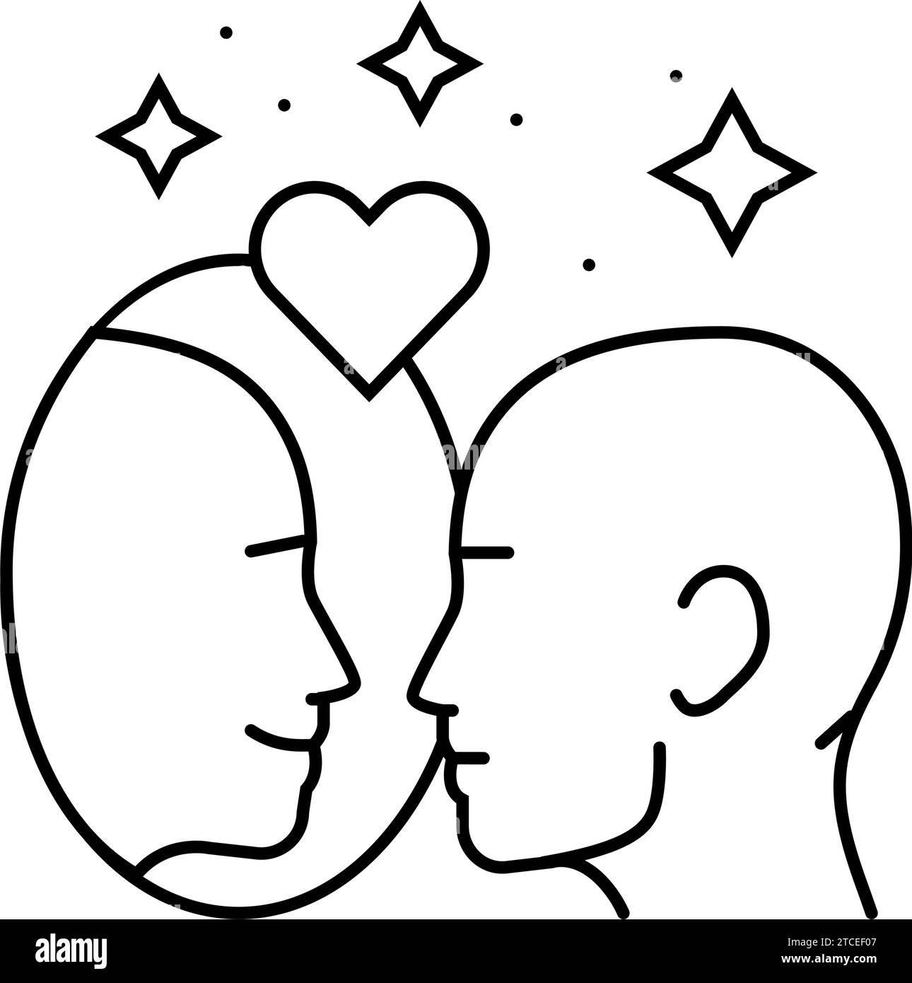 positive affirmations motivation line icon vector illustration Stock ...