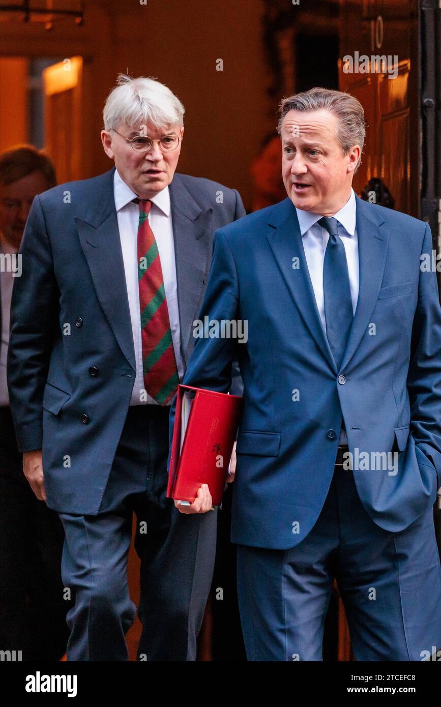 Downing Street, London, UK. 12th Dec, 2023. Andrew Mitchell MP ...