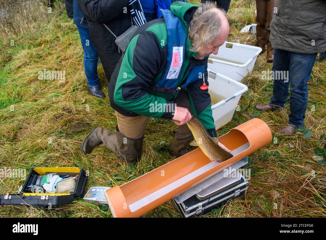 Zerbst, Germany. 12th Dec, 2023. Robert Frenzel from the Institute of ...