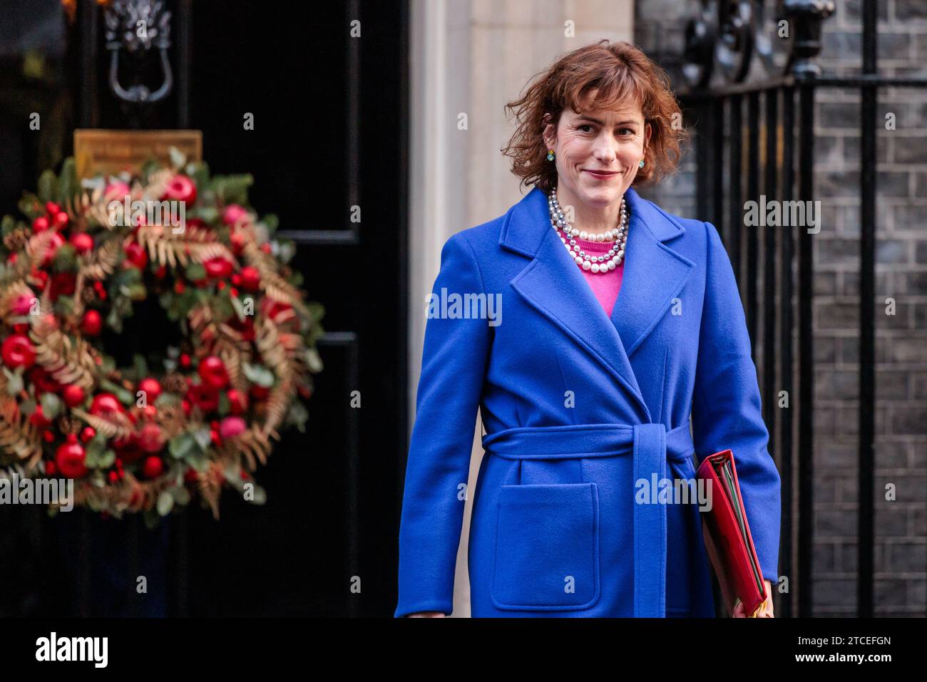 Downing Street, London, UK. 12th Dec, 2023. Victoria Atkins MP ...