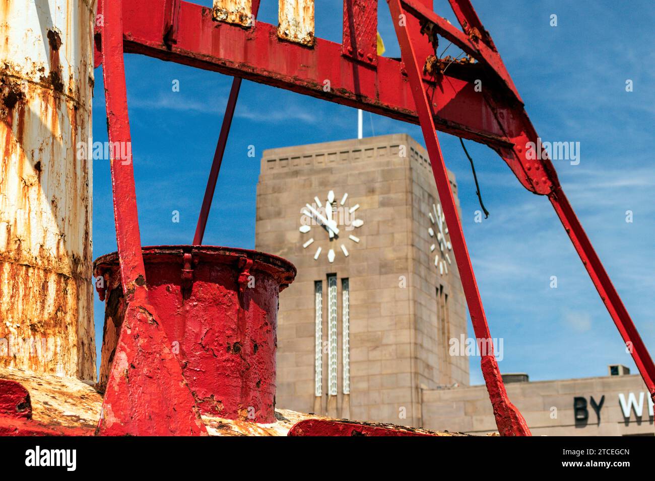 Bell Boat. Preston Docks Stock Photo - Alamy