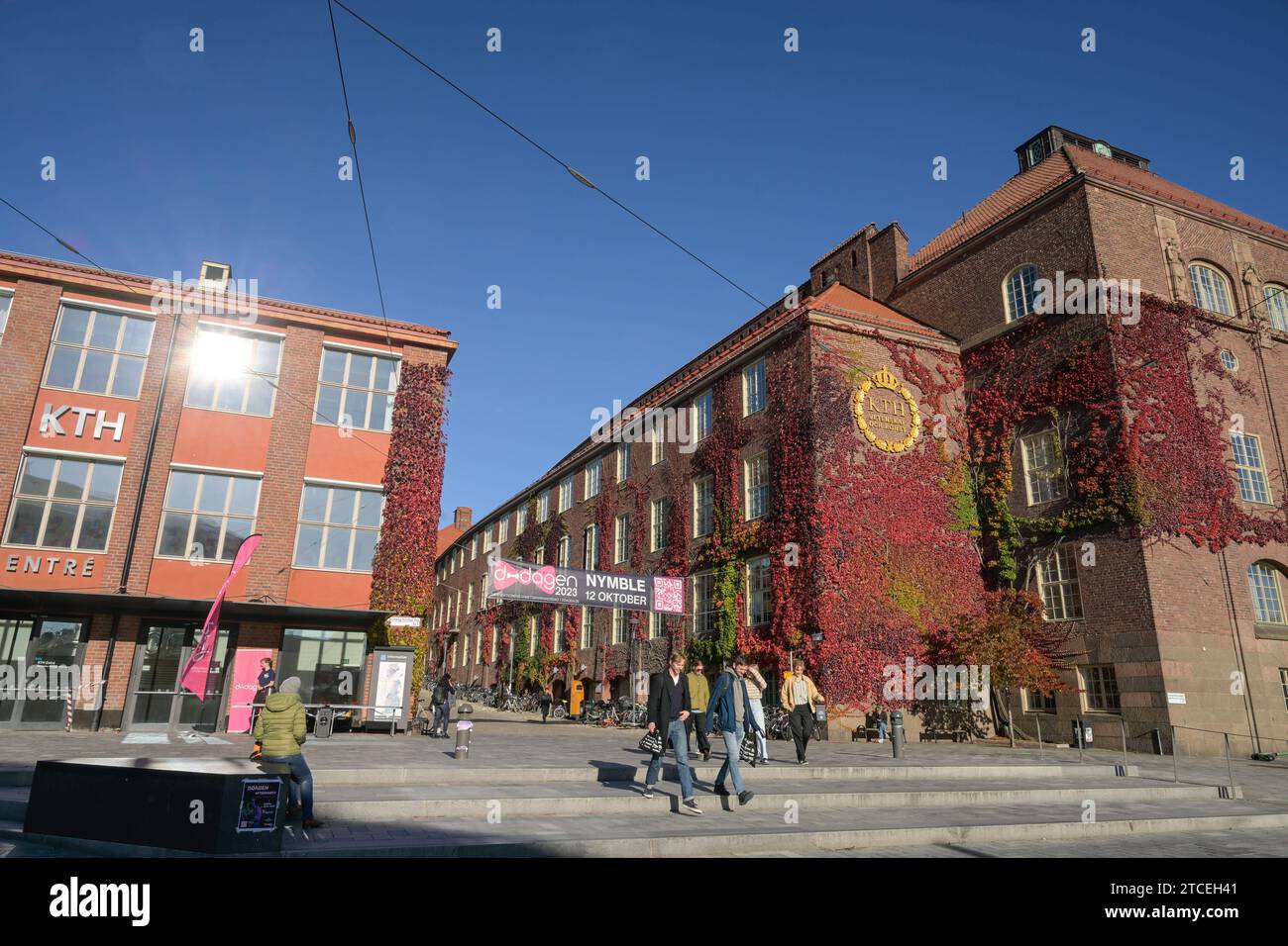 Eingangsgebäude Universität KTH Entre, Königliche Technische Hochschule ...