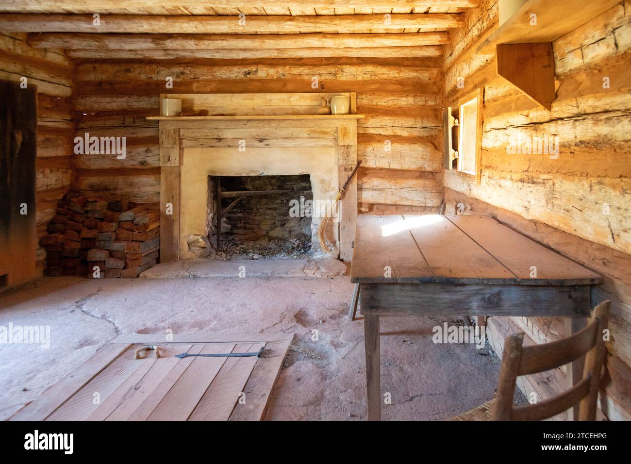 Hardy, Virginia - Booker T. Washington National Monument. This is the ...