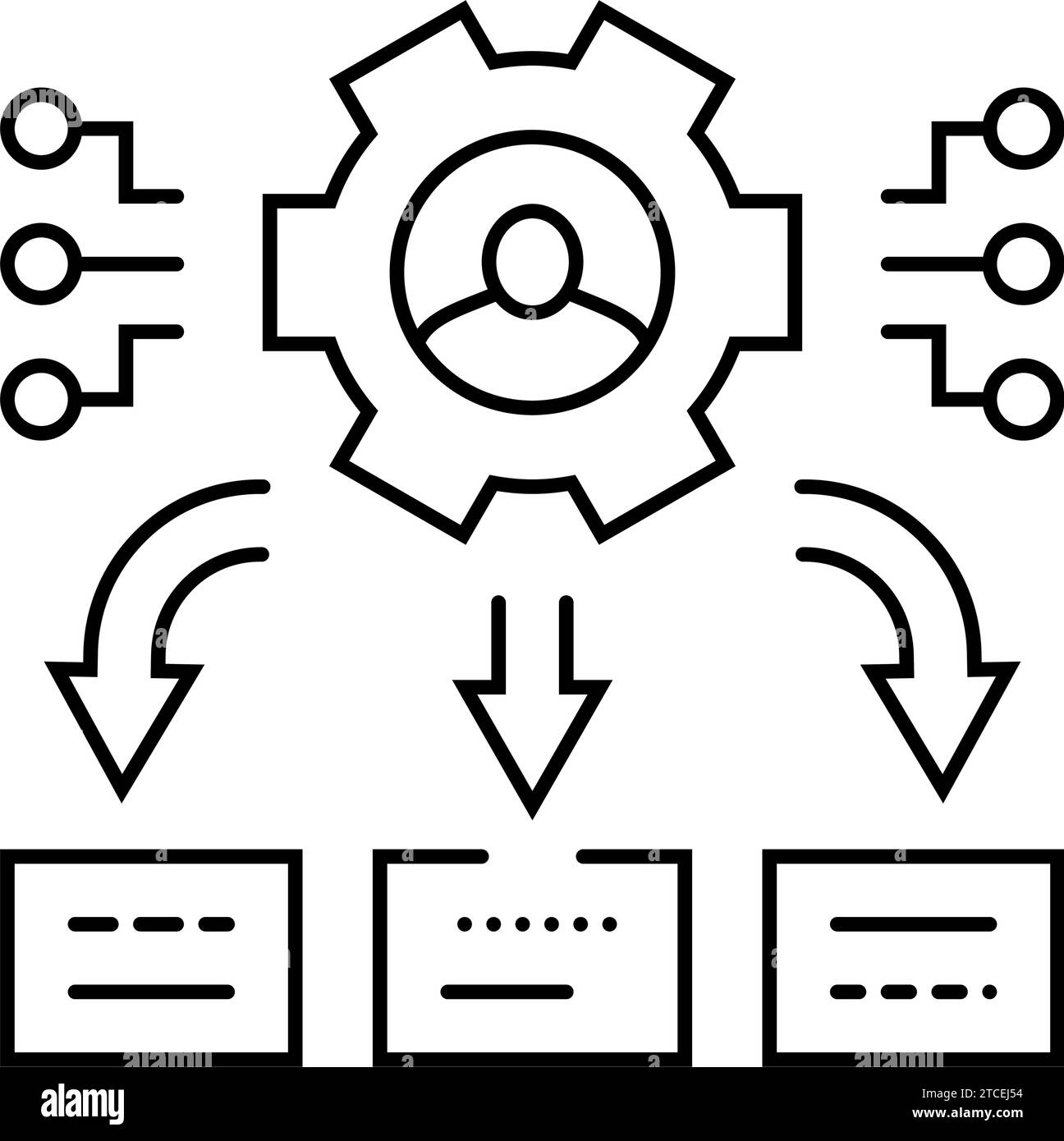 Business intelligence dashboard Black and White Stock Photos & Images ...