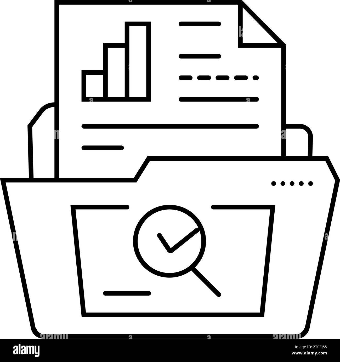 use case analysis line icon vector illustration Stock Vector Image ...