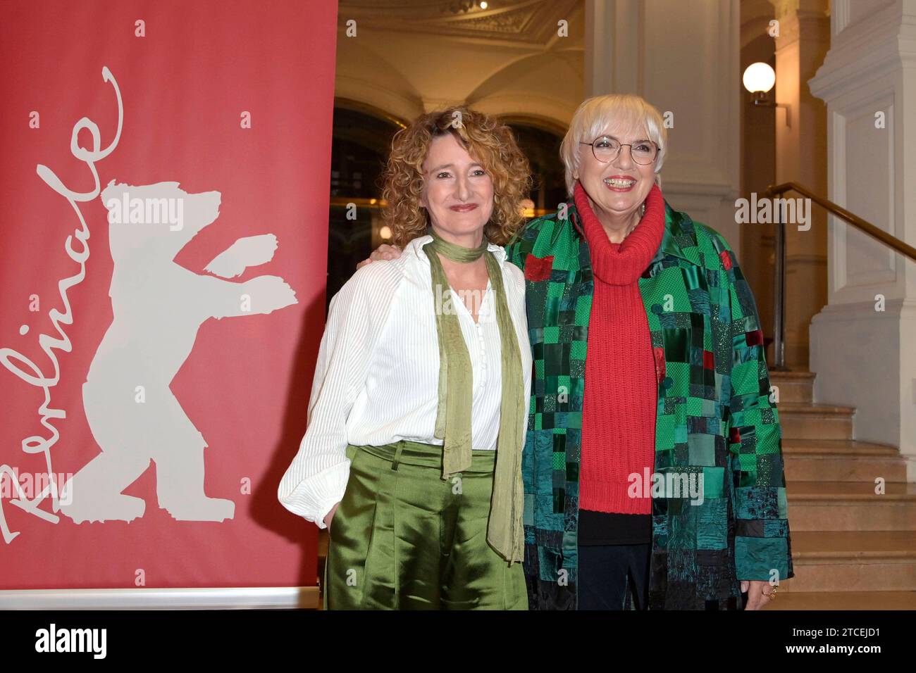Tricia Tuttle und Claudia Roth bei der Pressekonferenz zur Vorstellung ...