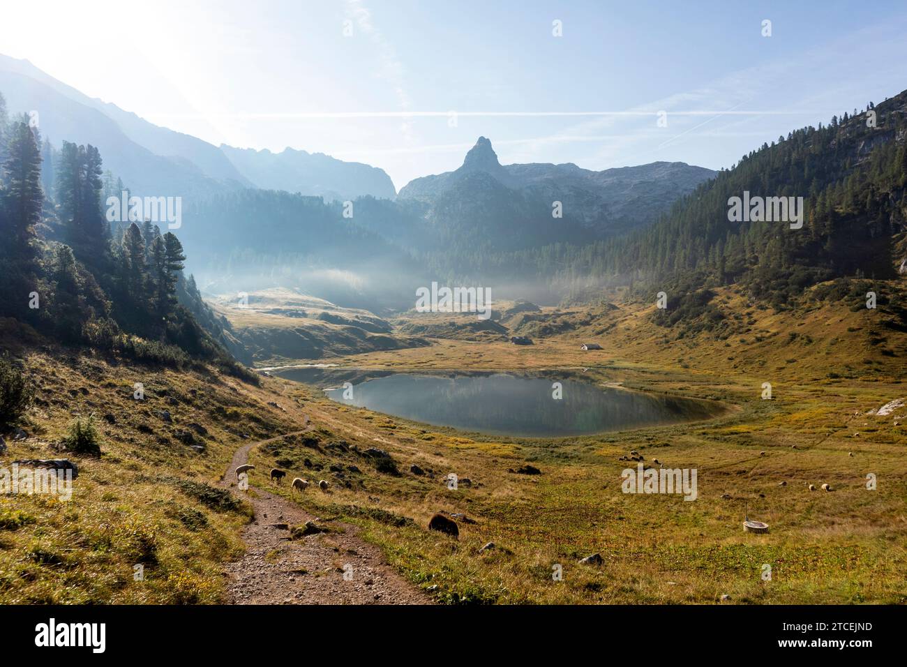 Funtensee lake at Kärlingerhaus, Berchtesgaden National park Stock ...