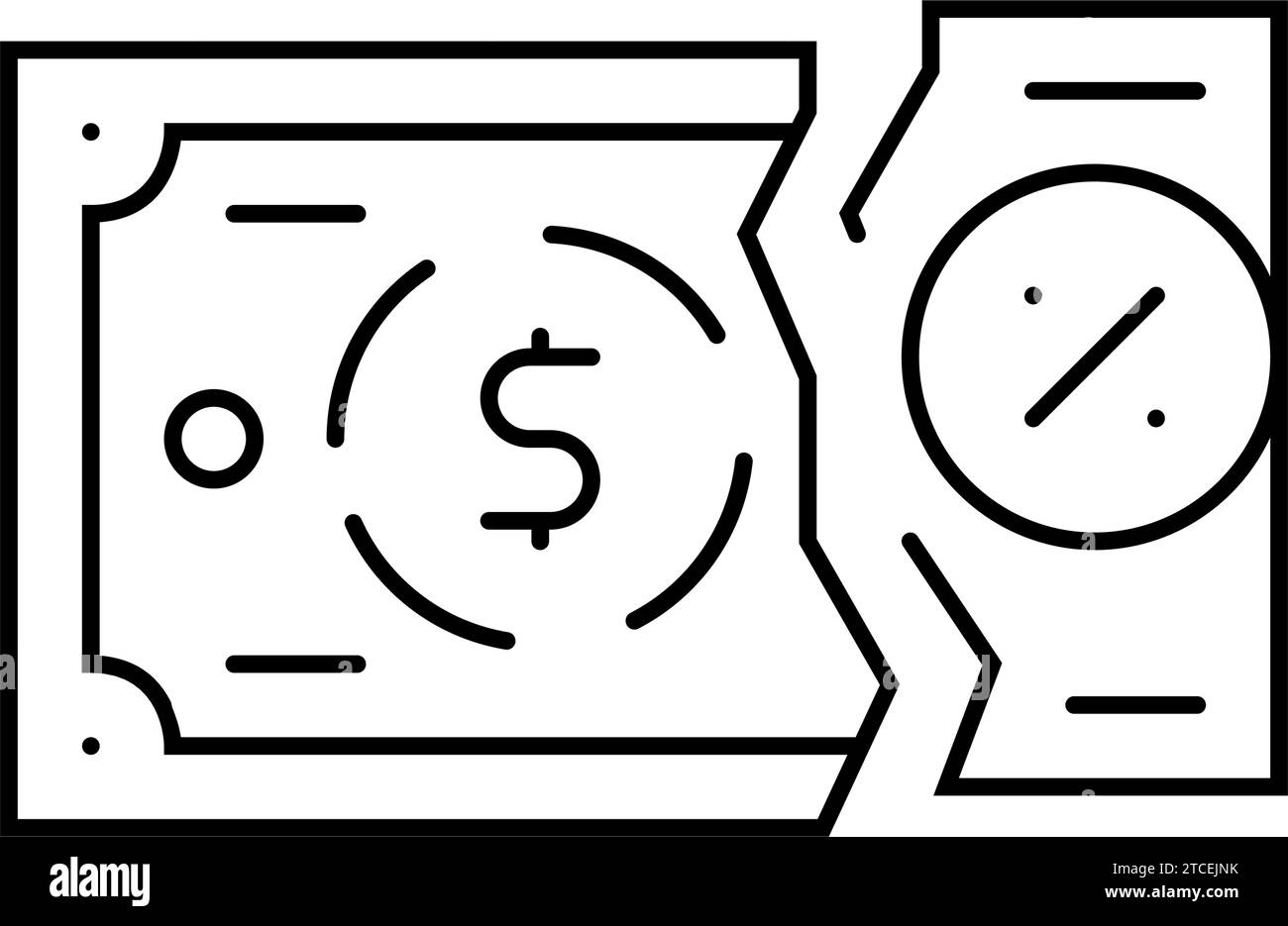 tax deductions line icon vector illustration Stock Vector Image & Art ...