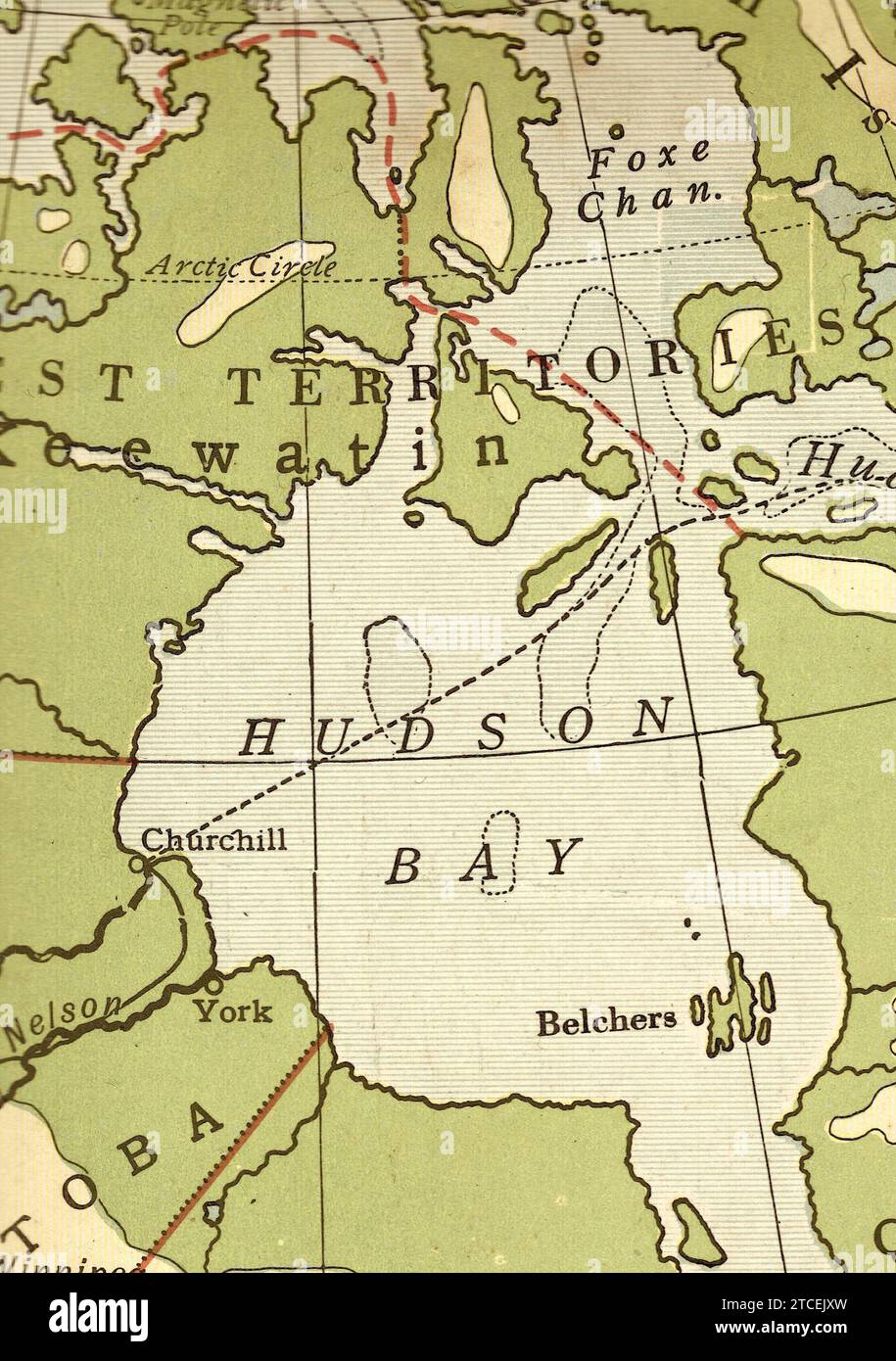 Canada bay outline map hi-res stock photography and images - Alamy