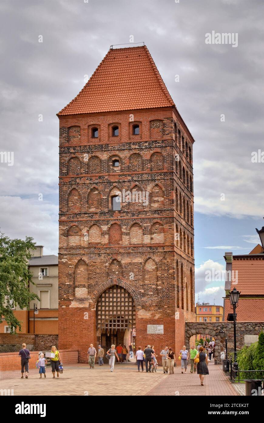 Człuchów Gate, medieval tower house, now a Historical Museum in ...