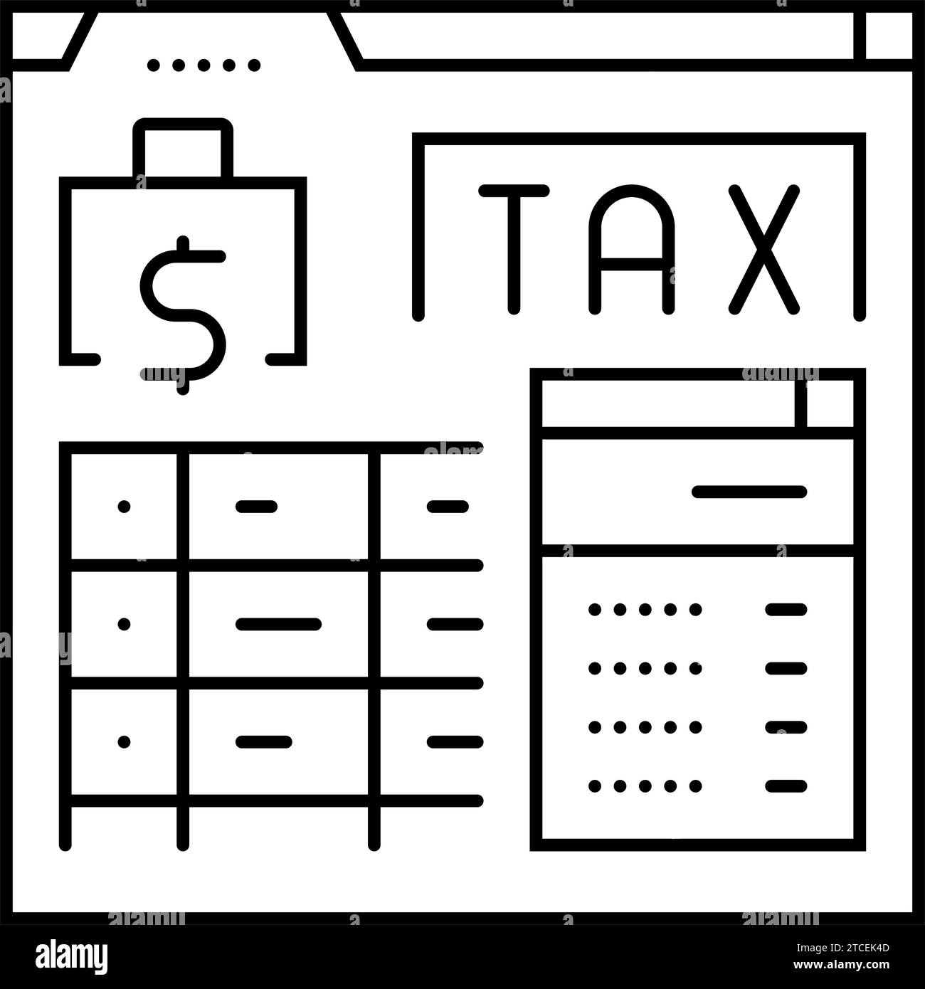 Invoice calculation Black and White Stock Photos & Images - Alamy