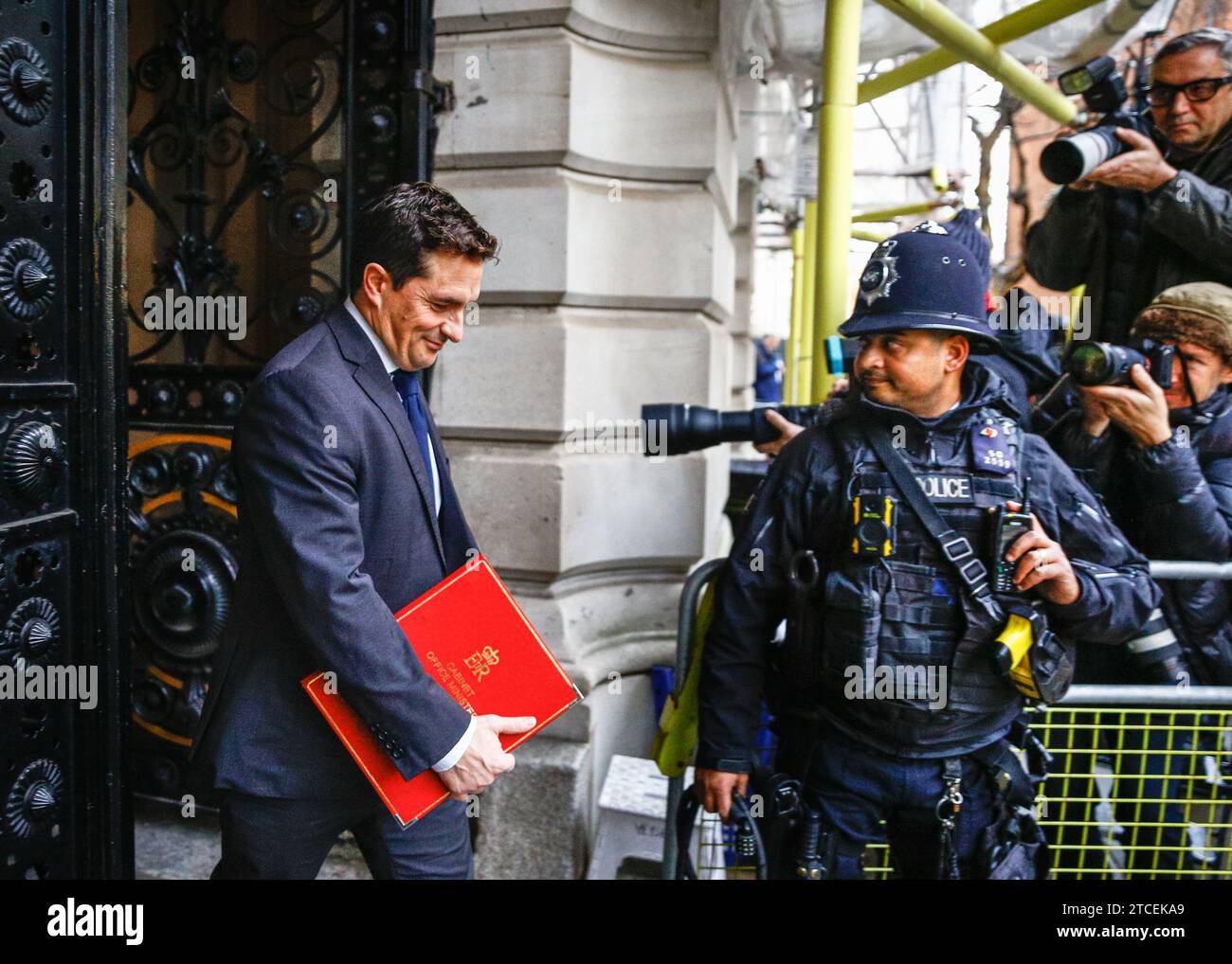 London, UK. 12th Dec, 2023. Johnny Mercer, MP, Minister of State ...