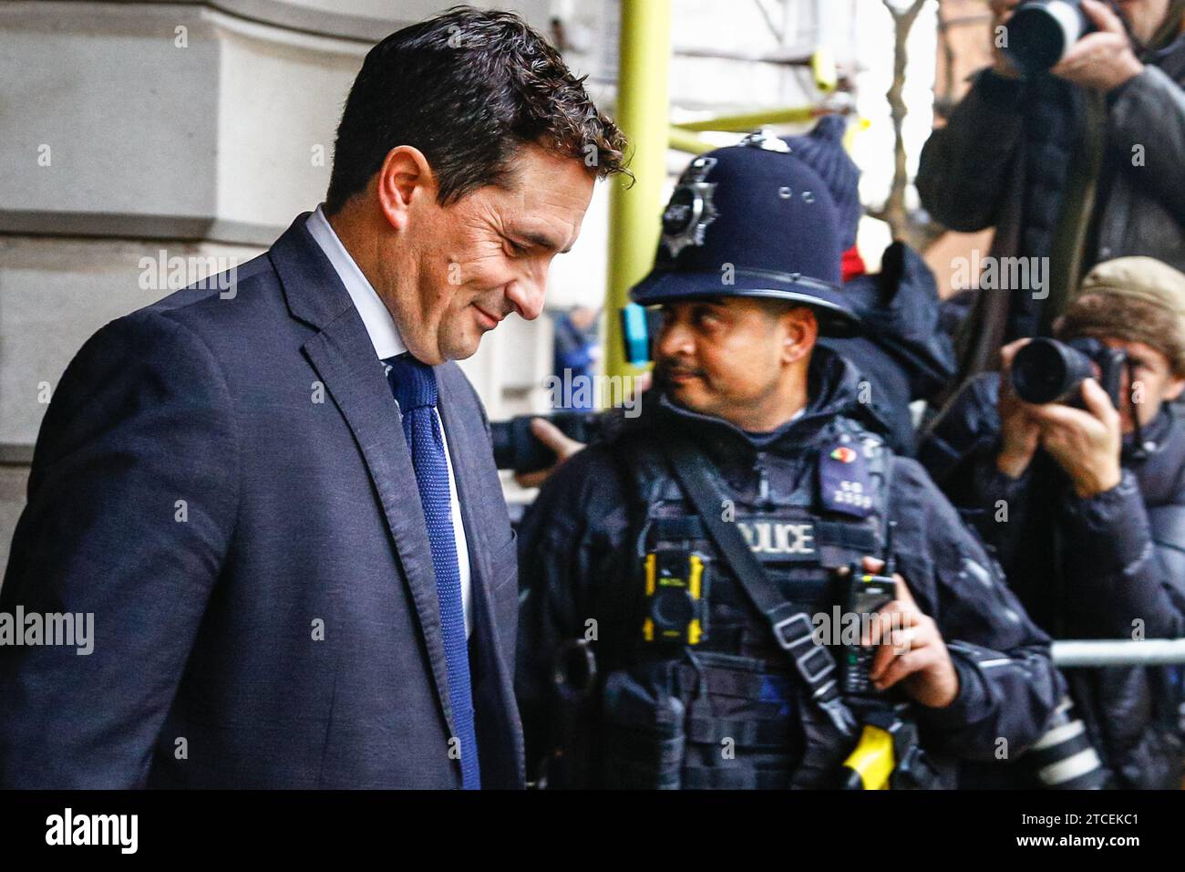 London, UK. 12th Dec, 2023. Johnny Mercer, MP, Minister of State ...