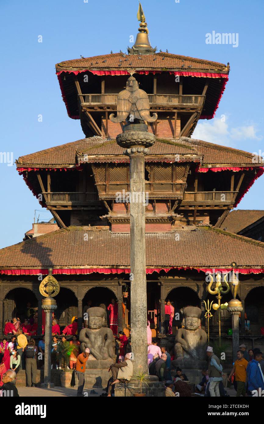 Nepal, Bhaktapur, Tachapal Tol, Dattatraya Temple Stock Photo - Alamy