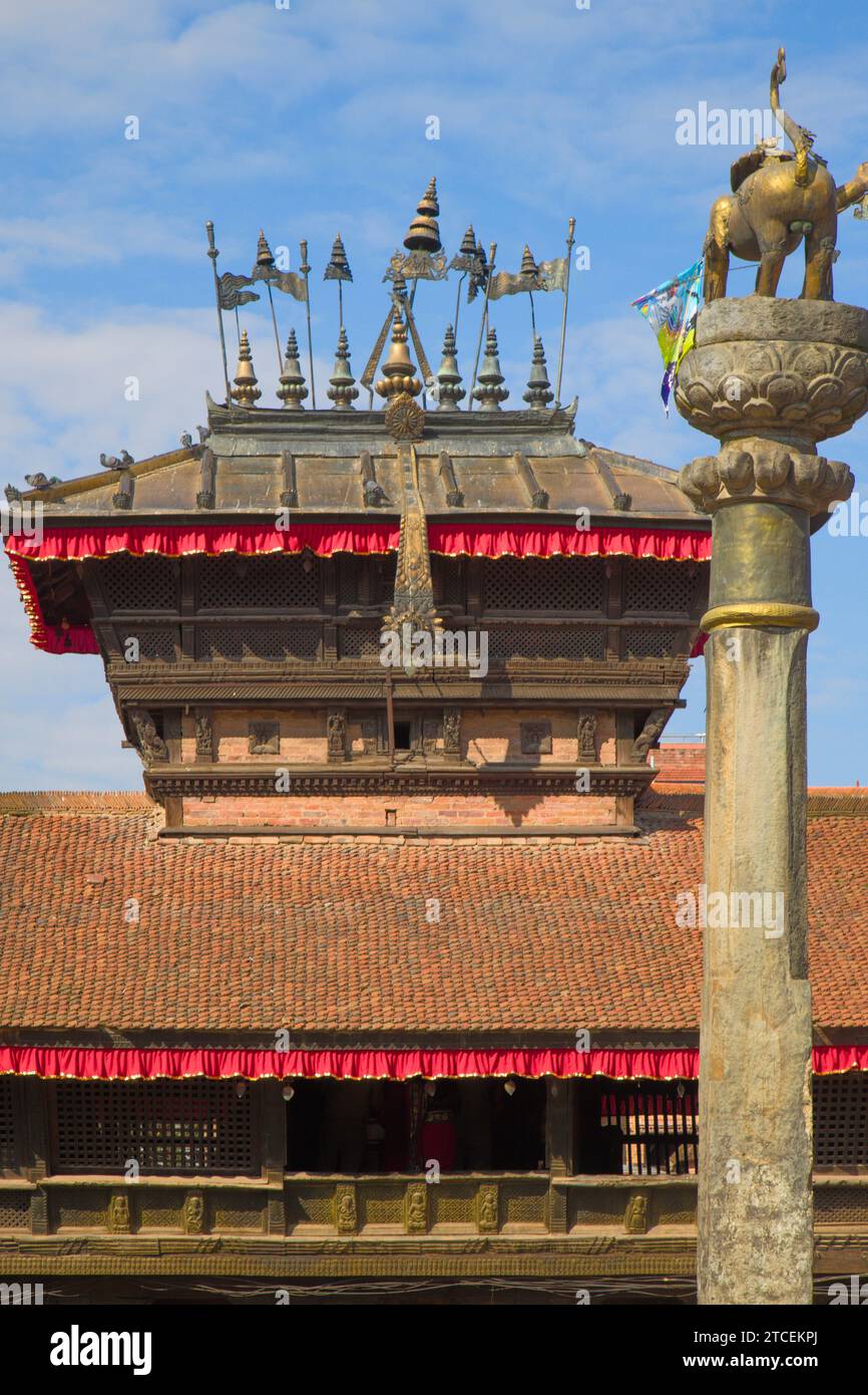 Nepal, Bhaktapur, Tachapal Tol, Bhimsen Mandir, temple Stock Photo - Alamy