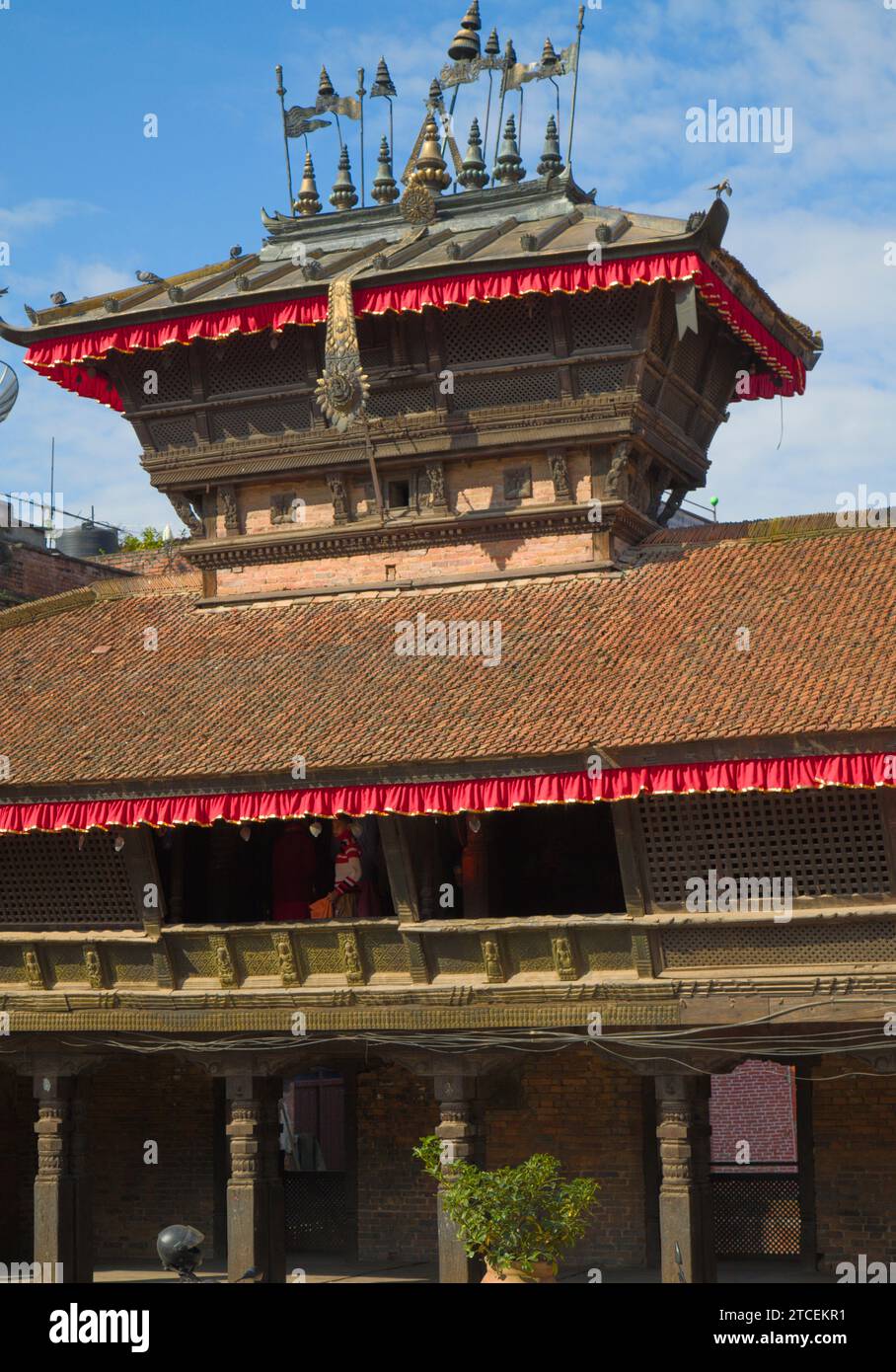 Nepal, Bhaktapur, Tachapal Tol, Bhimsen Mandir, temple Stock Photo - Alamy