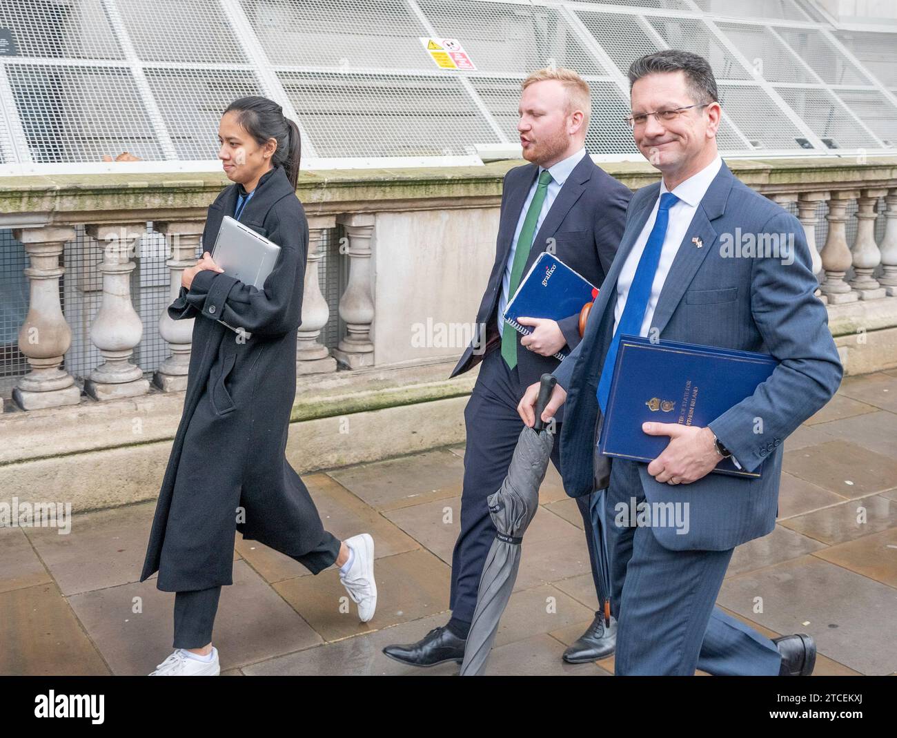 London, UK. 12th Dec, 2023. Steve Baker (Minister of State for Northern ...
