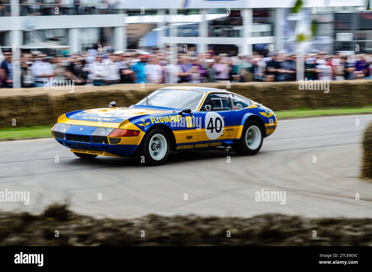 1970 Ferrari 356 GTB/4 Daytona Competizione at the Goodwood Festival of ...