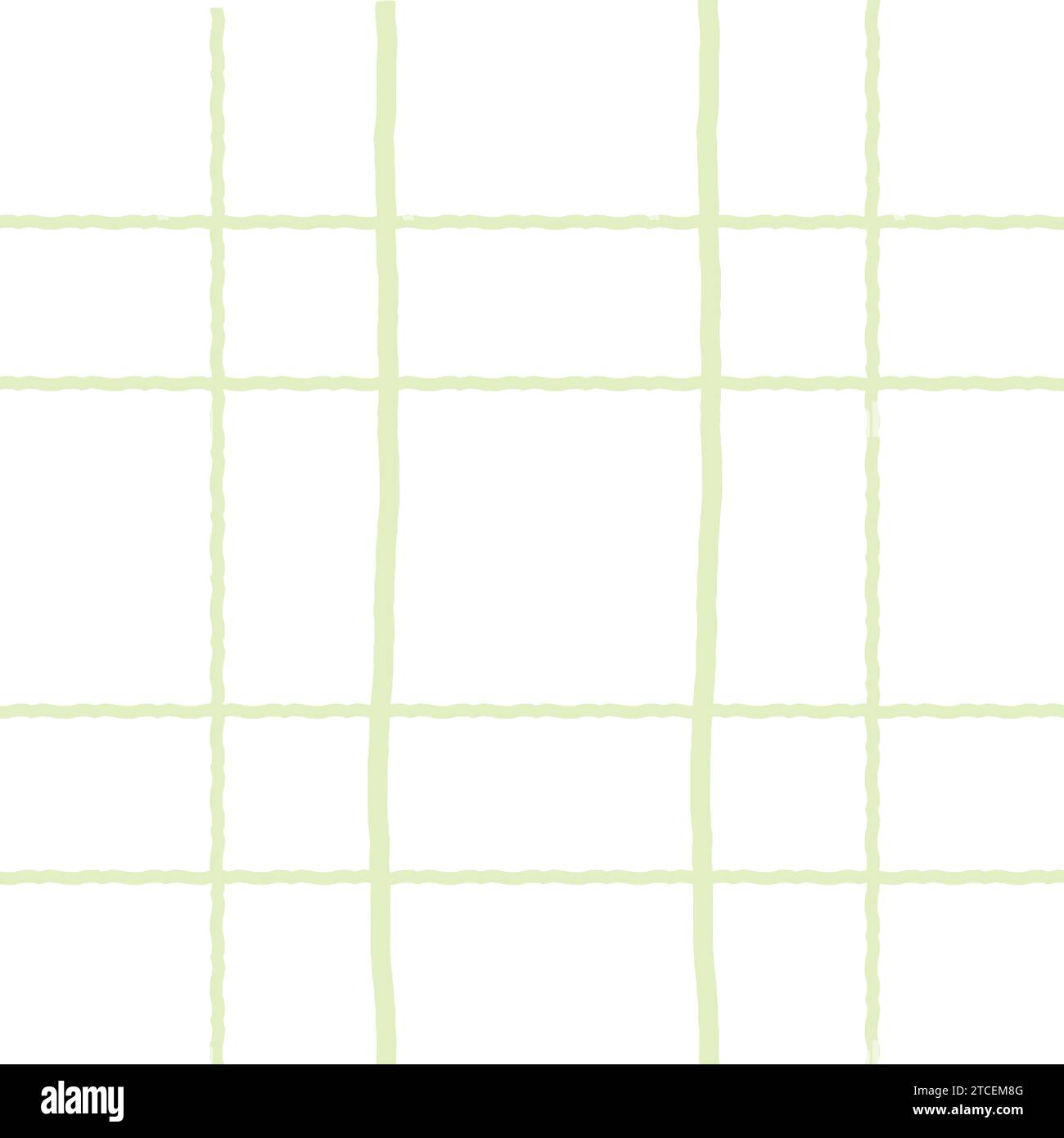 Doodle cute Check Plaid Vector Pattern. Vertical and horizontal ...