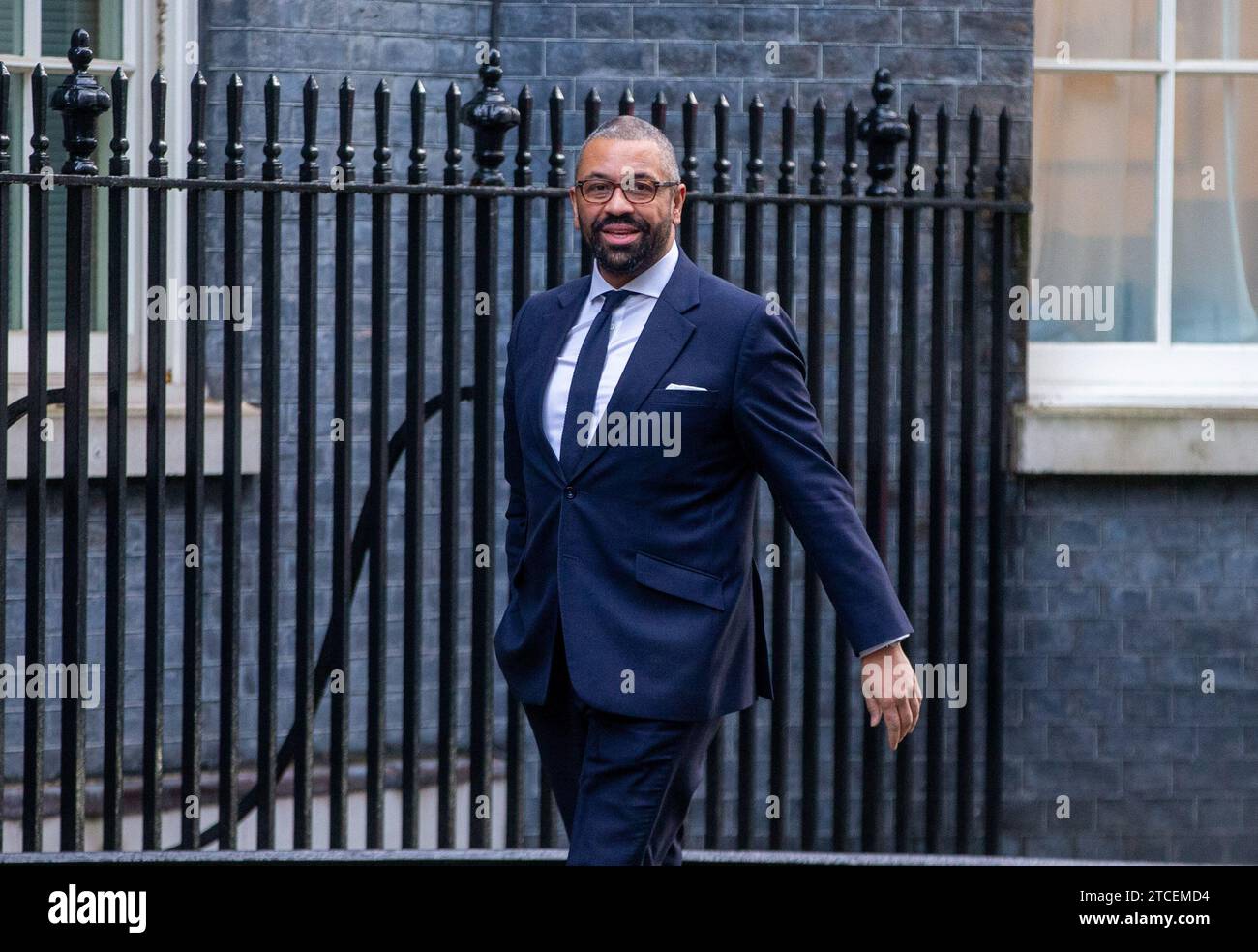 London, England, UK. 12th Dec, 2023. Home Secretary JAMES CLEVERLY is ...